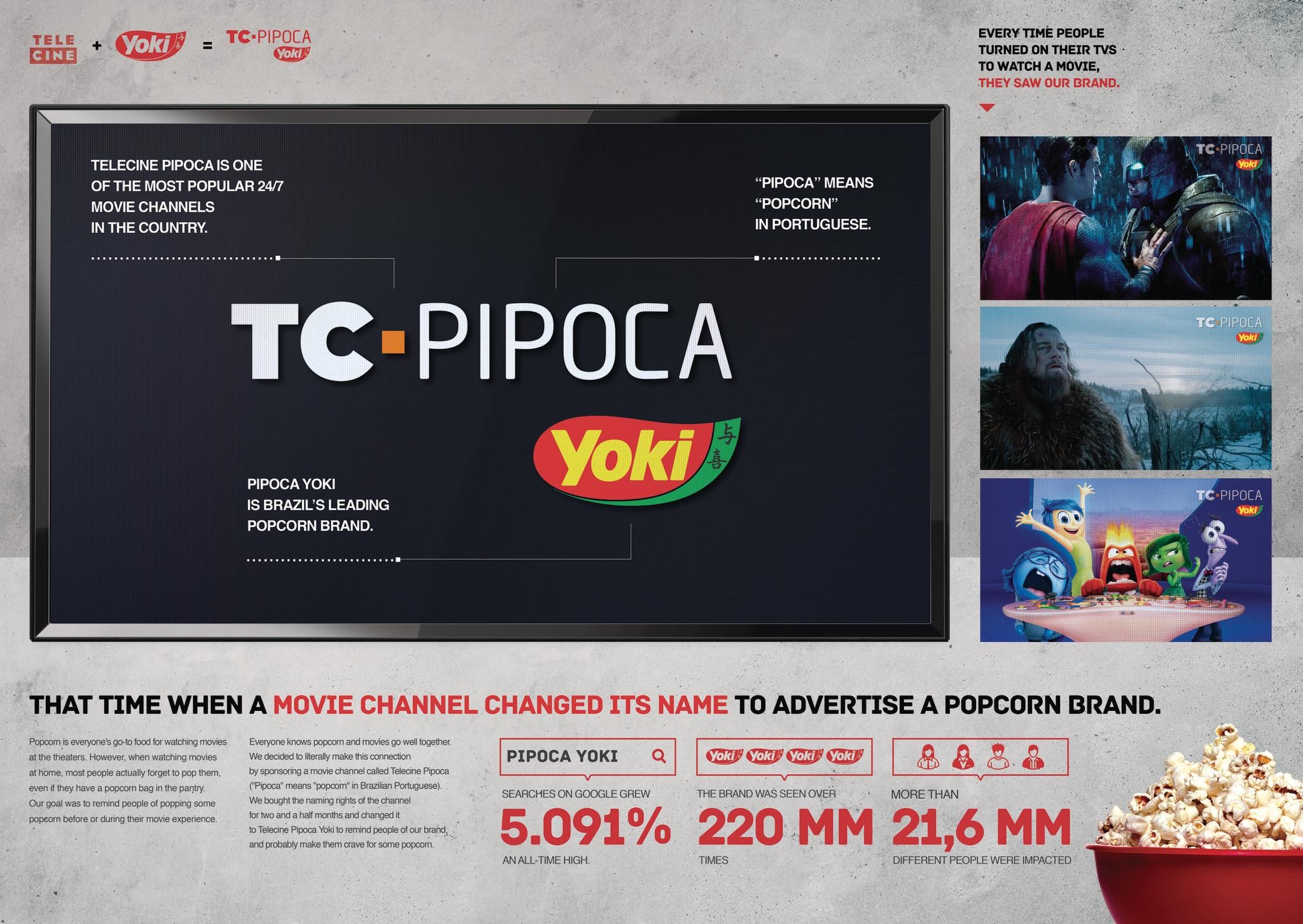 Telecine Pipoca Yoki | Campaign | THE WORK