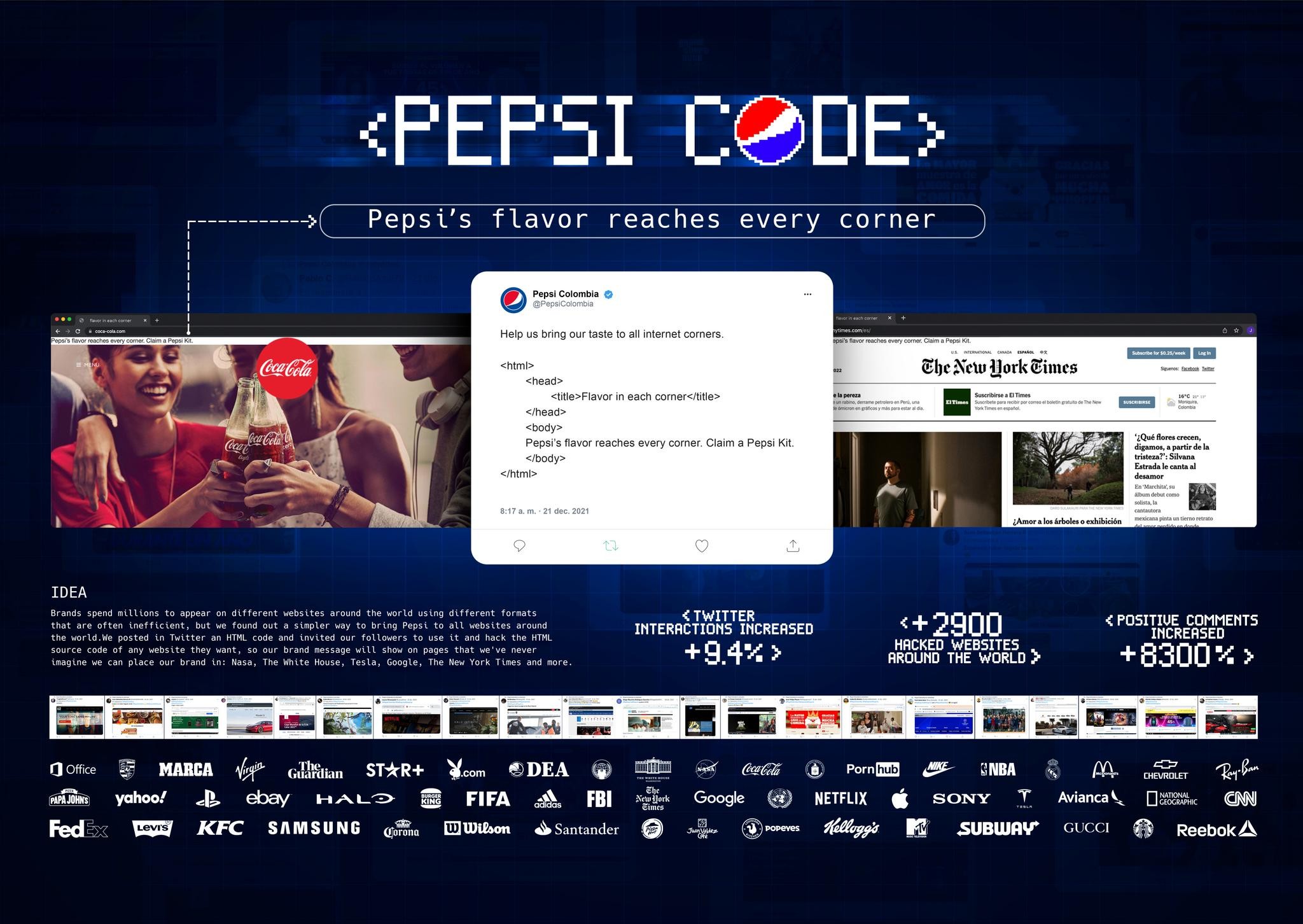 Pepsi Code | Campaign | THE WORK