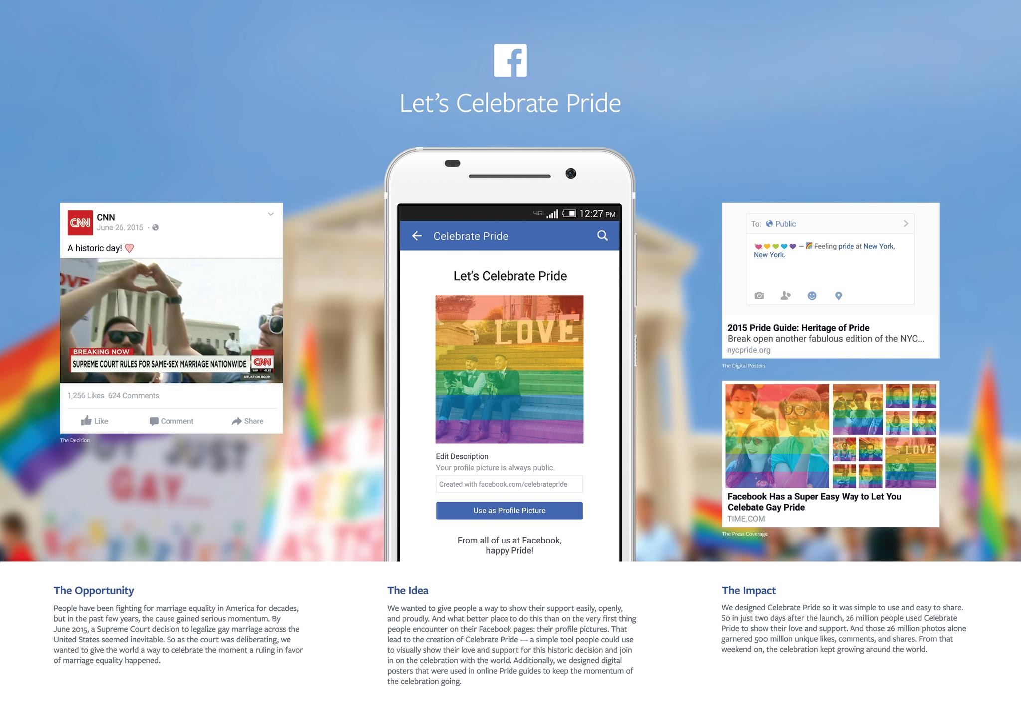 Celebrate Pride Tool by Facebook | Campaign | THE WORK
