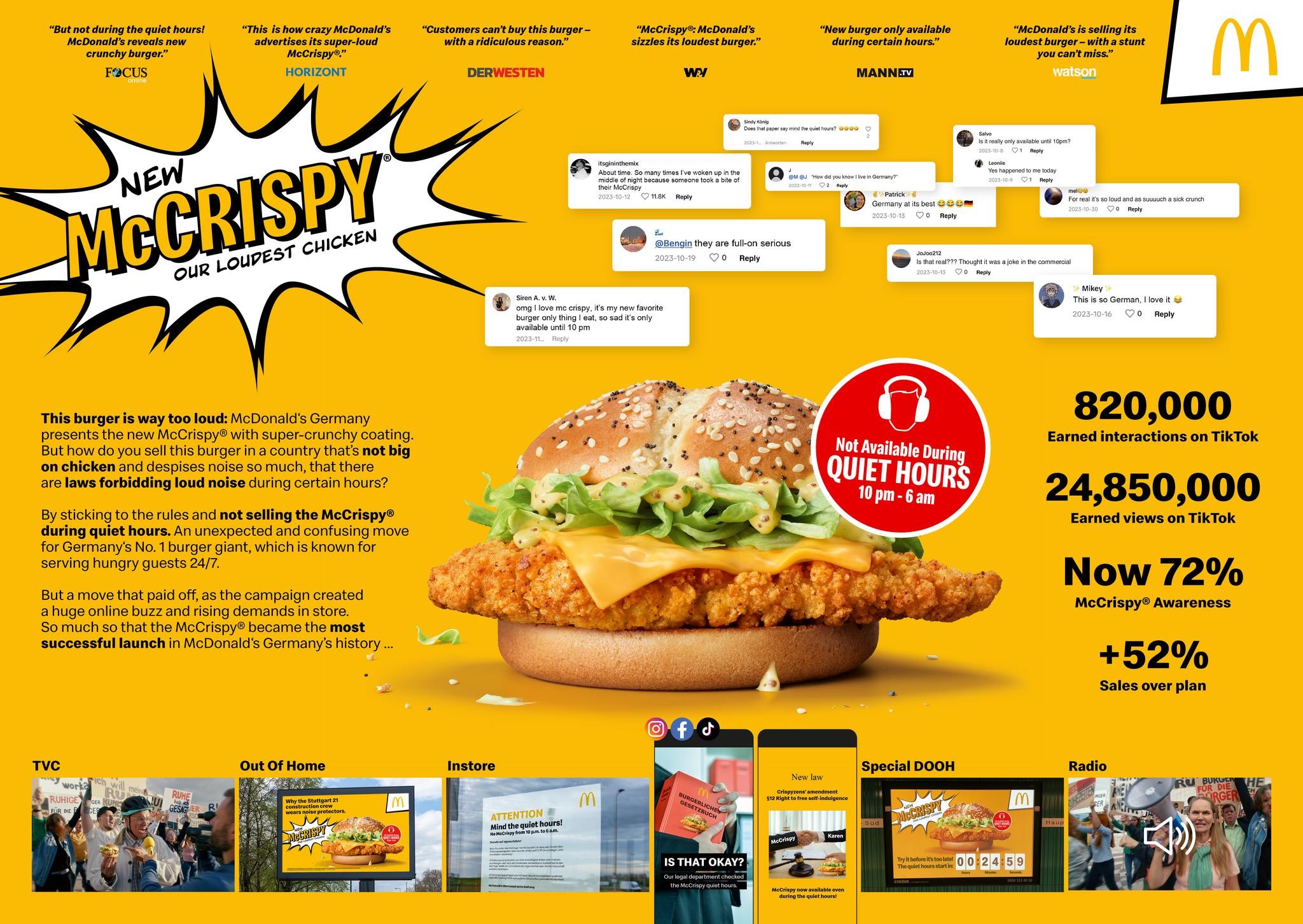 The new McCrispy® – Our loudest chicken | Campaign | THE WORK
