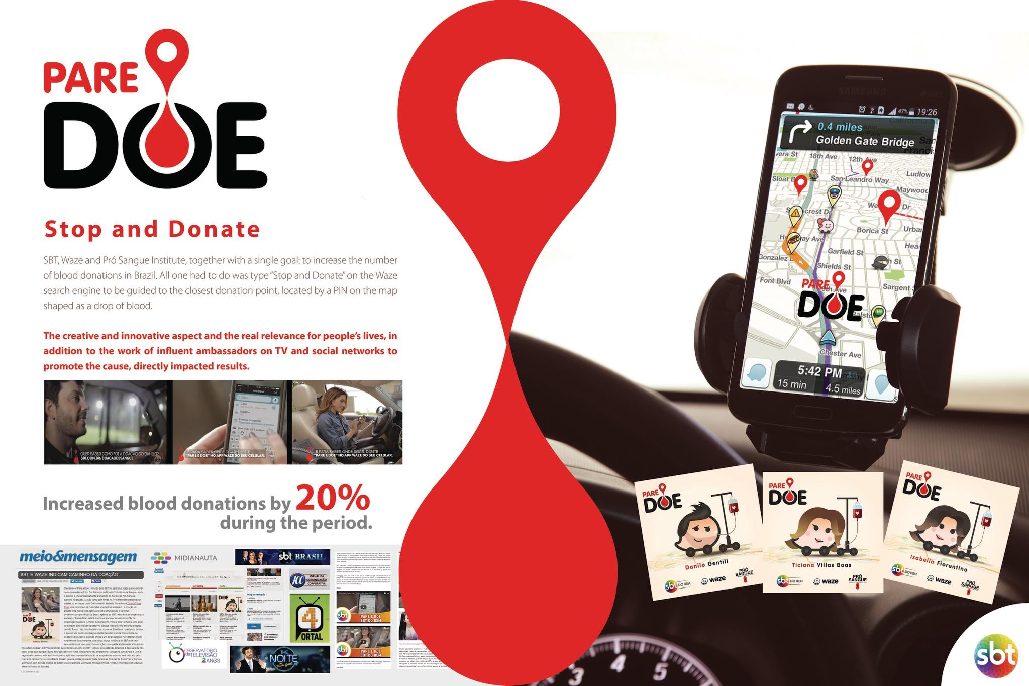 PARE E DOE/ STOP AND DONATE | Campaign | THE WORK
