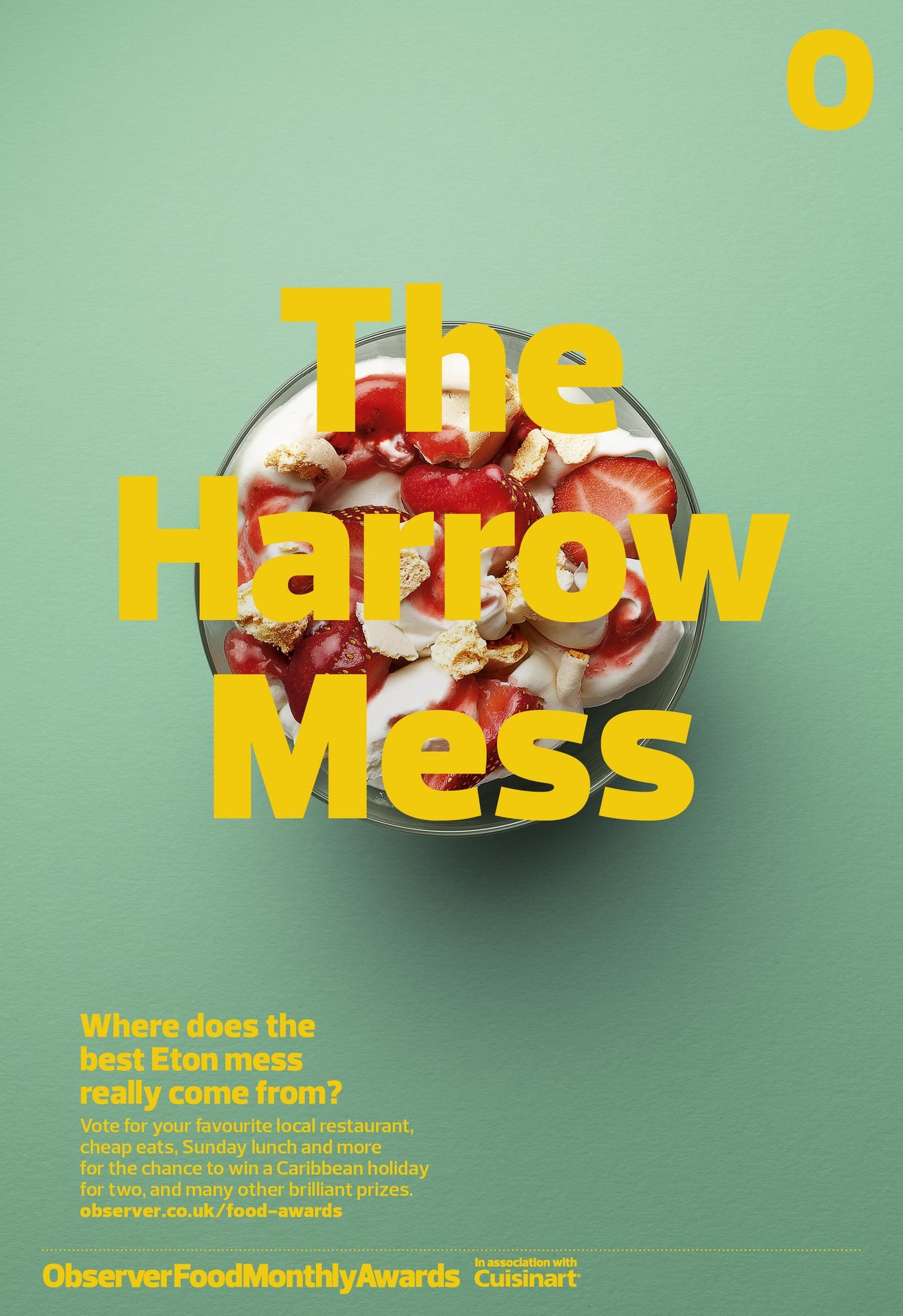 OBSERVER FOOD MONTHLY AWARDS | Campaign | THE WORK