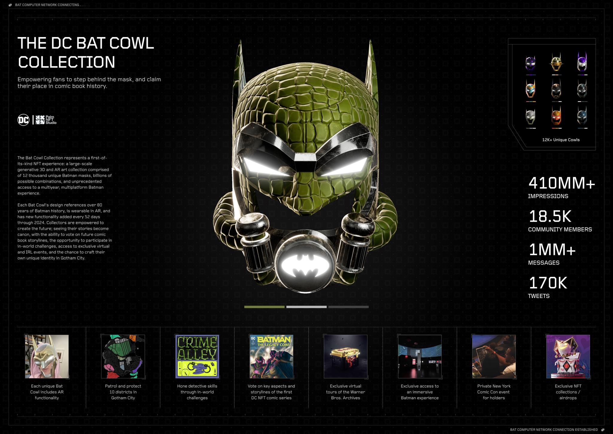 The DC Bat Cowl Collection | Campaign | THE WORK