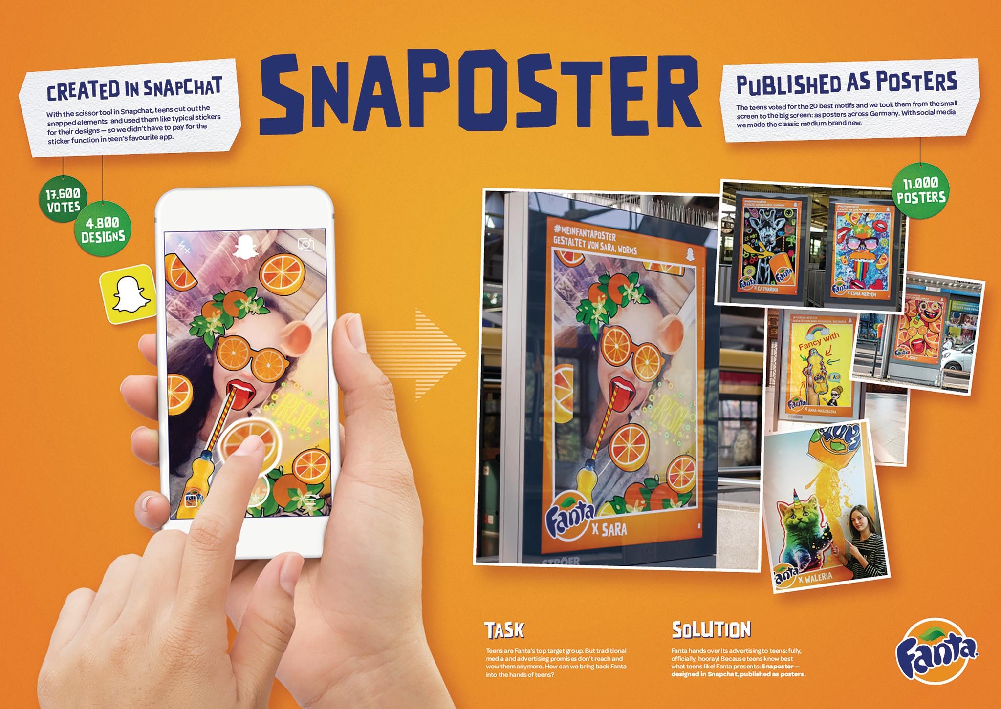 Fanta Snaposter | Campaign | THE WORK
