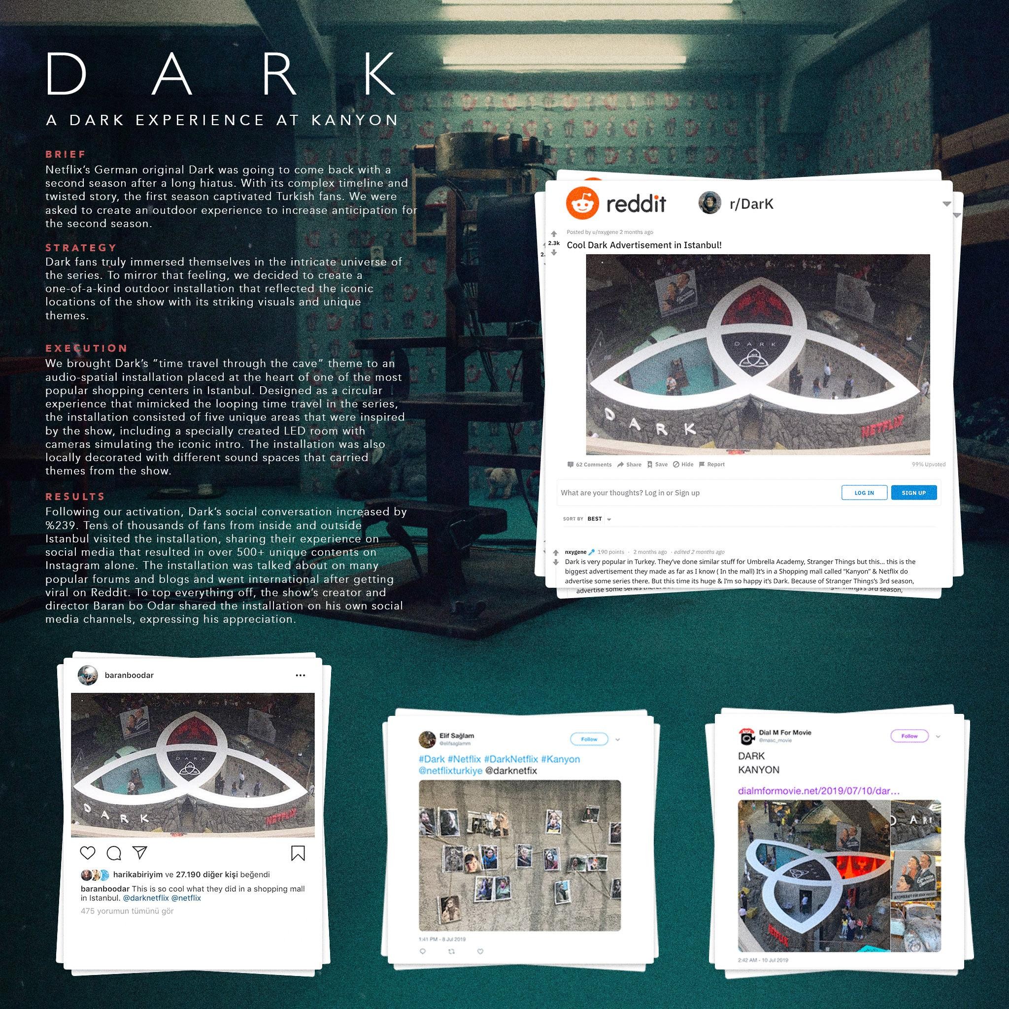 Dark - A 'Dark' Experience at Kanyon | Campaign | THE WORK