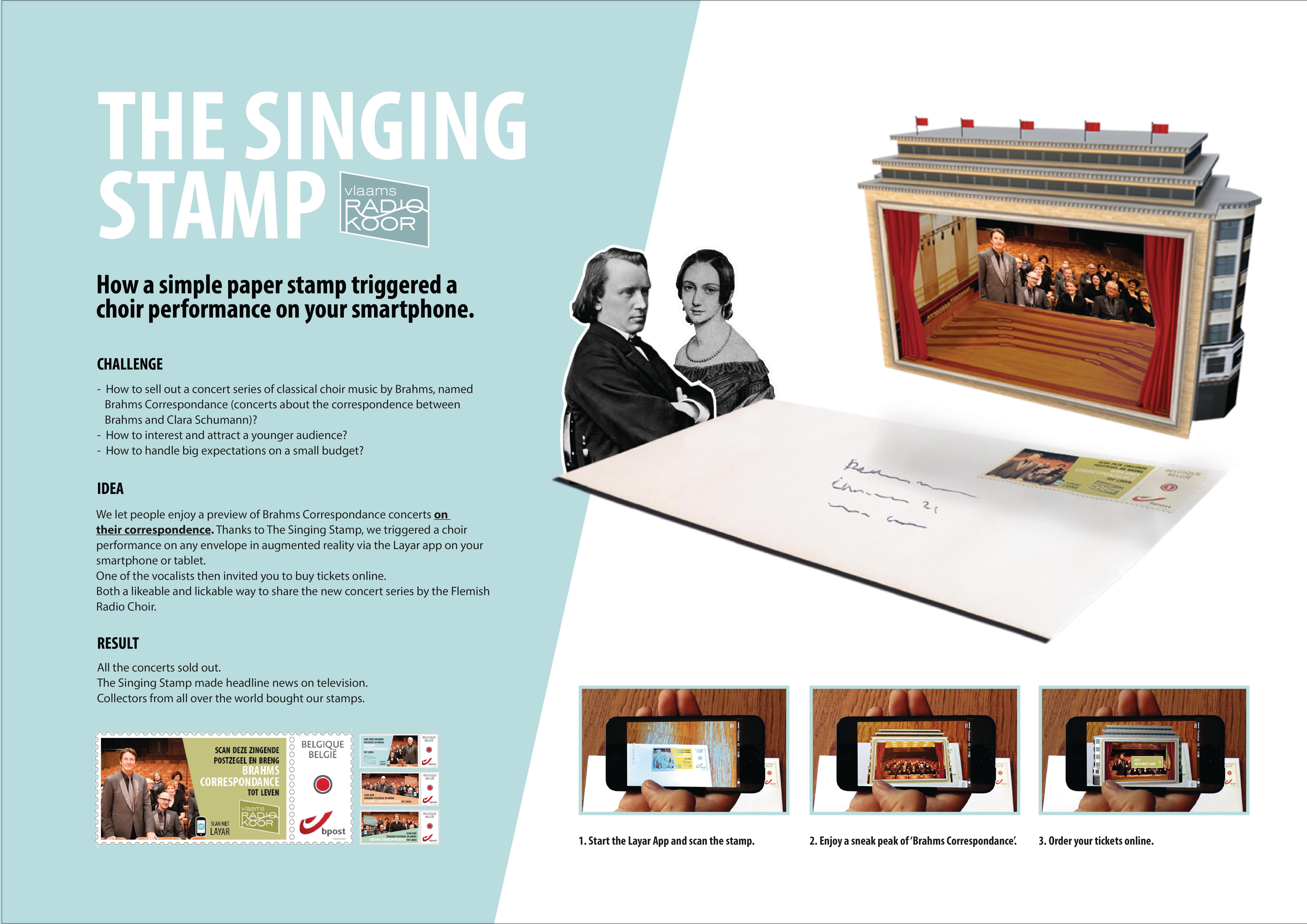 THE SINGING STAMP | Campaign | THE WORK