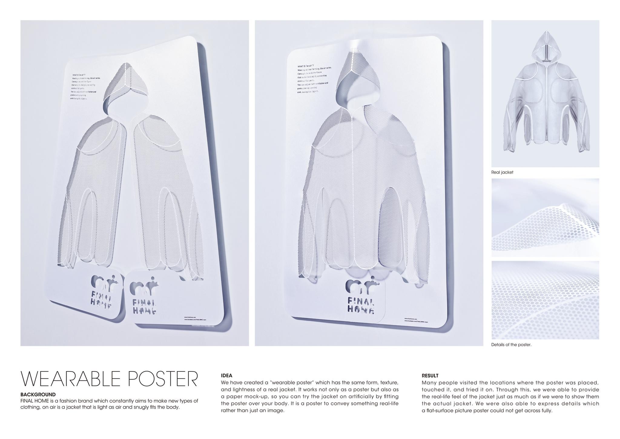 WEARABLE POSTER | Campaign | THE WORK