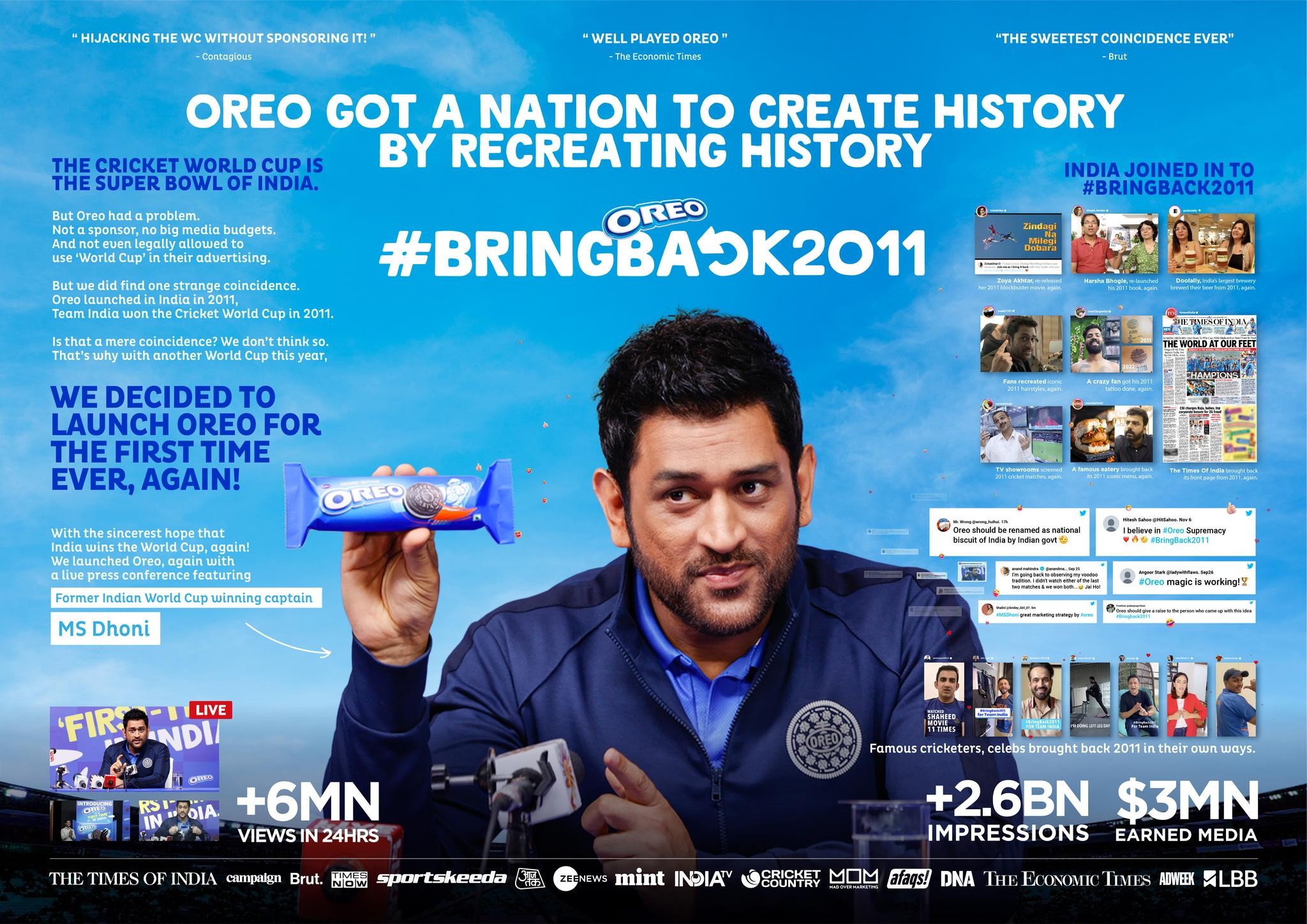 Oreo #BRINGBACK2011 | Campaign | THE WORK