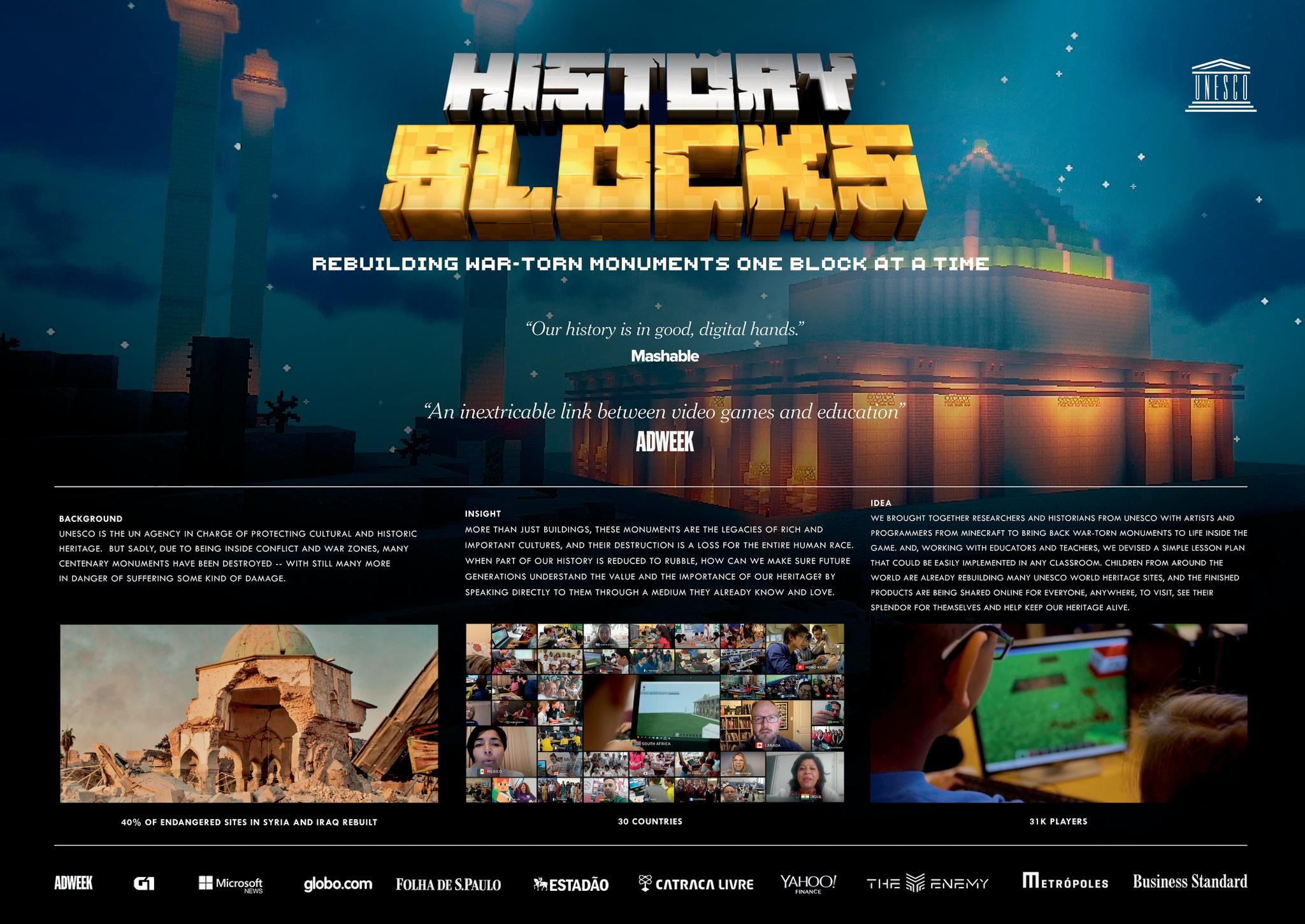 History Blocks | Campaign | THE WORK