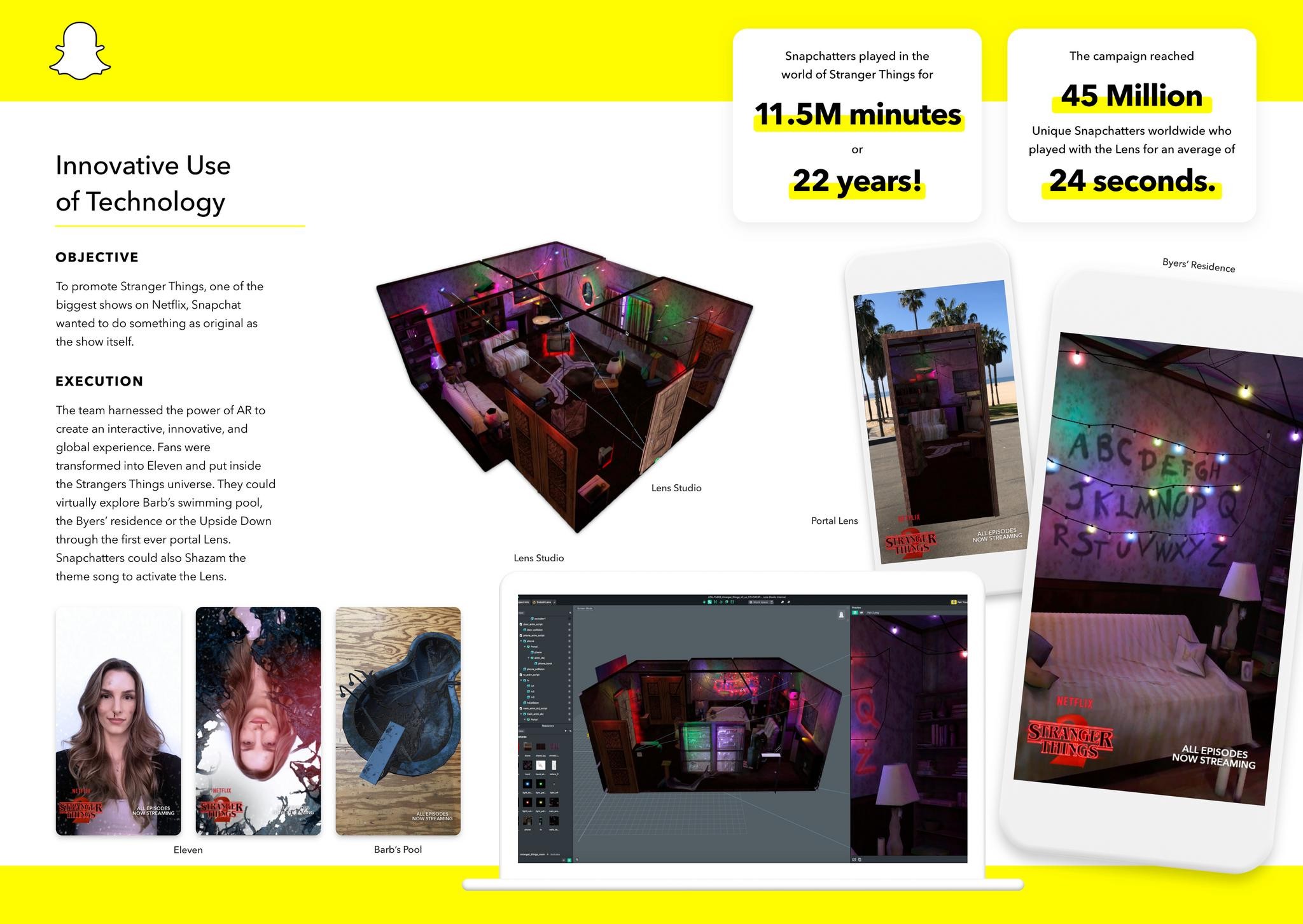 Stranger Things + Snapchat’s AR Portal Lens | Campaign | THE WORK