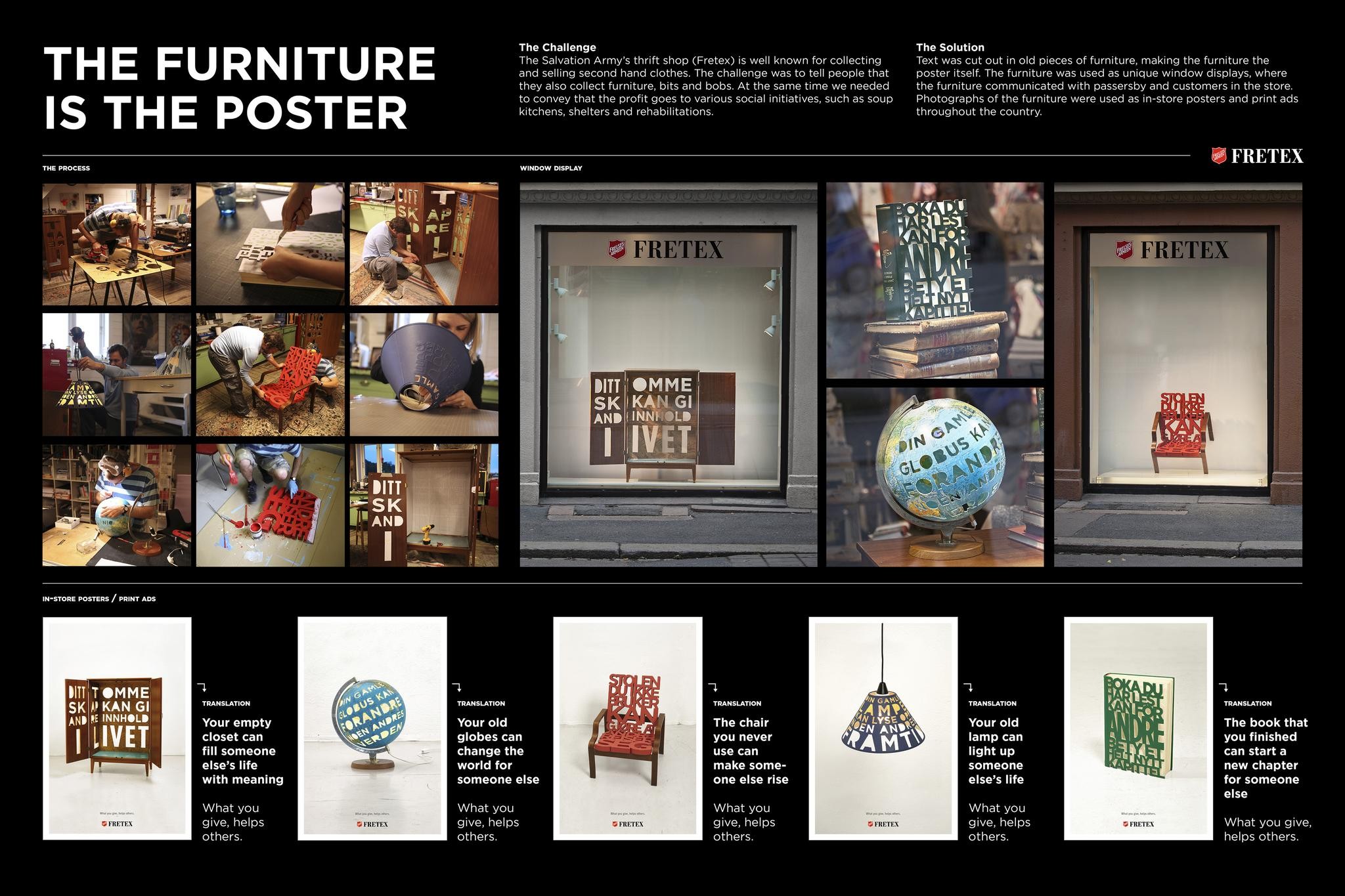 THE FURNITURE IS THE POSTER | Campaign | THE WORK