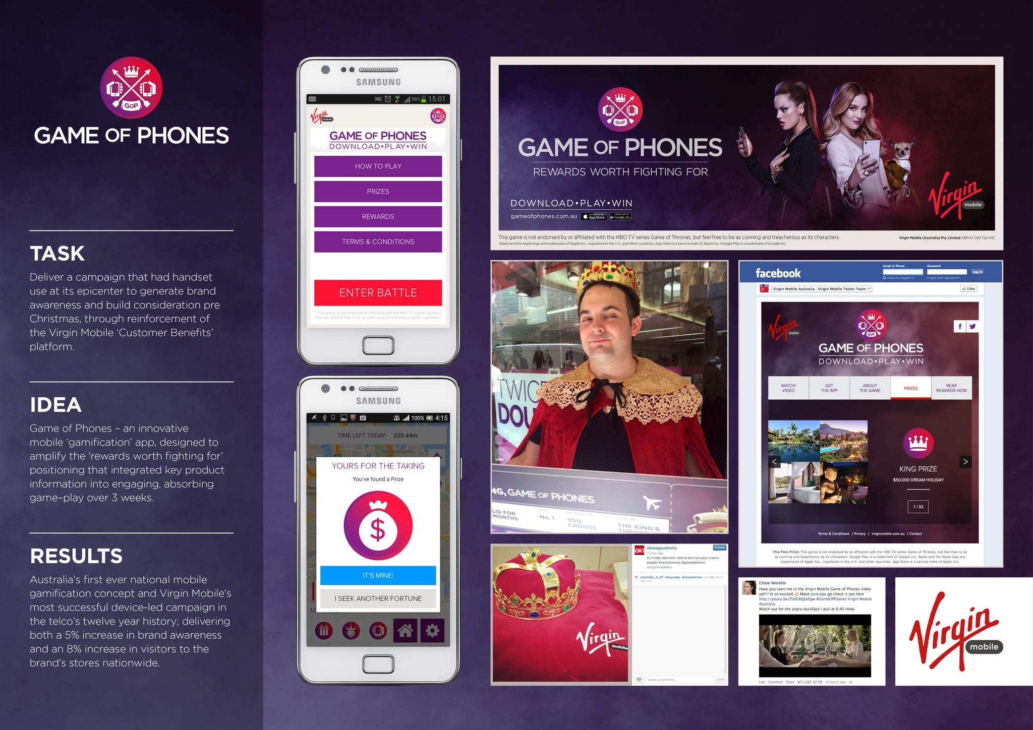VIRGIN MOBILE GAME OF PHONES | Campaign
