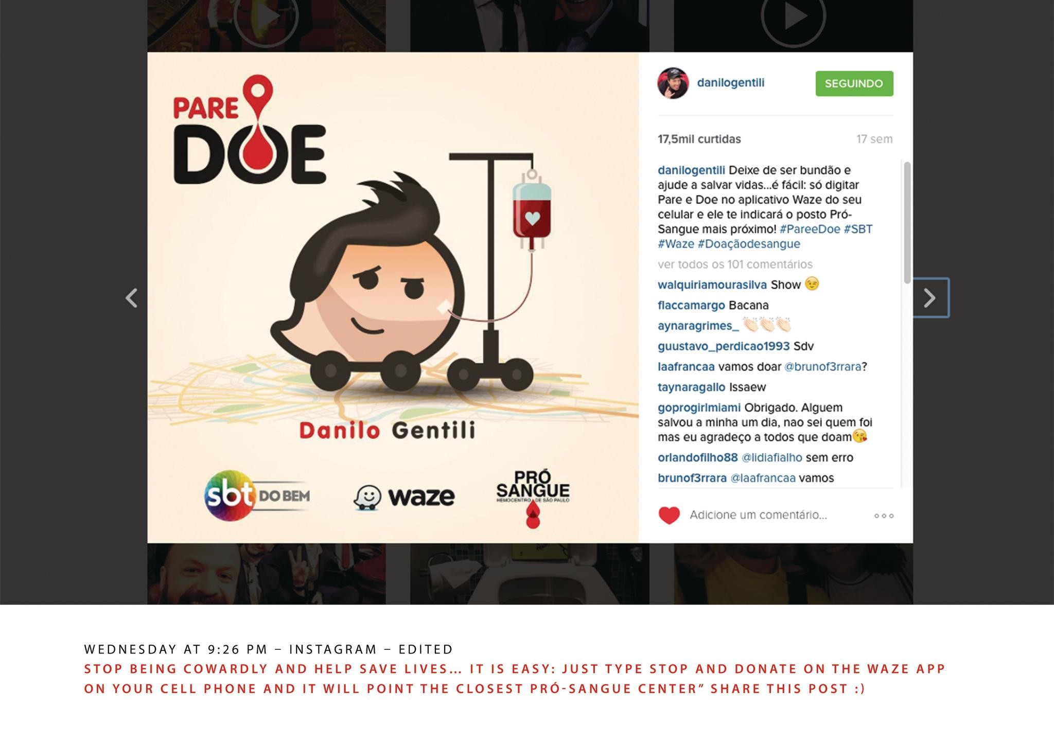 PARE E DOE/ STOP AND DONATE | Campaign | THE WORK