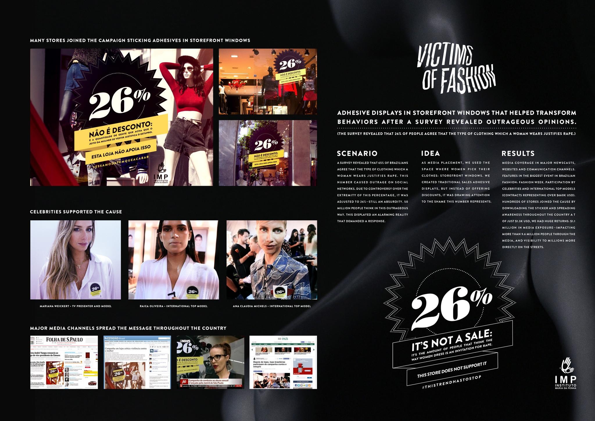 VICTIMS OF FASHION/FASHION WITHOUT FEAR | Campaign | THE WORK