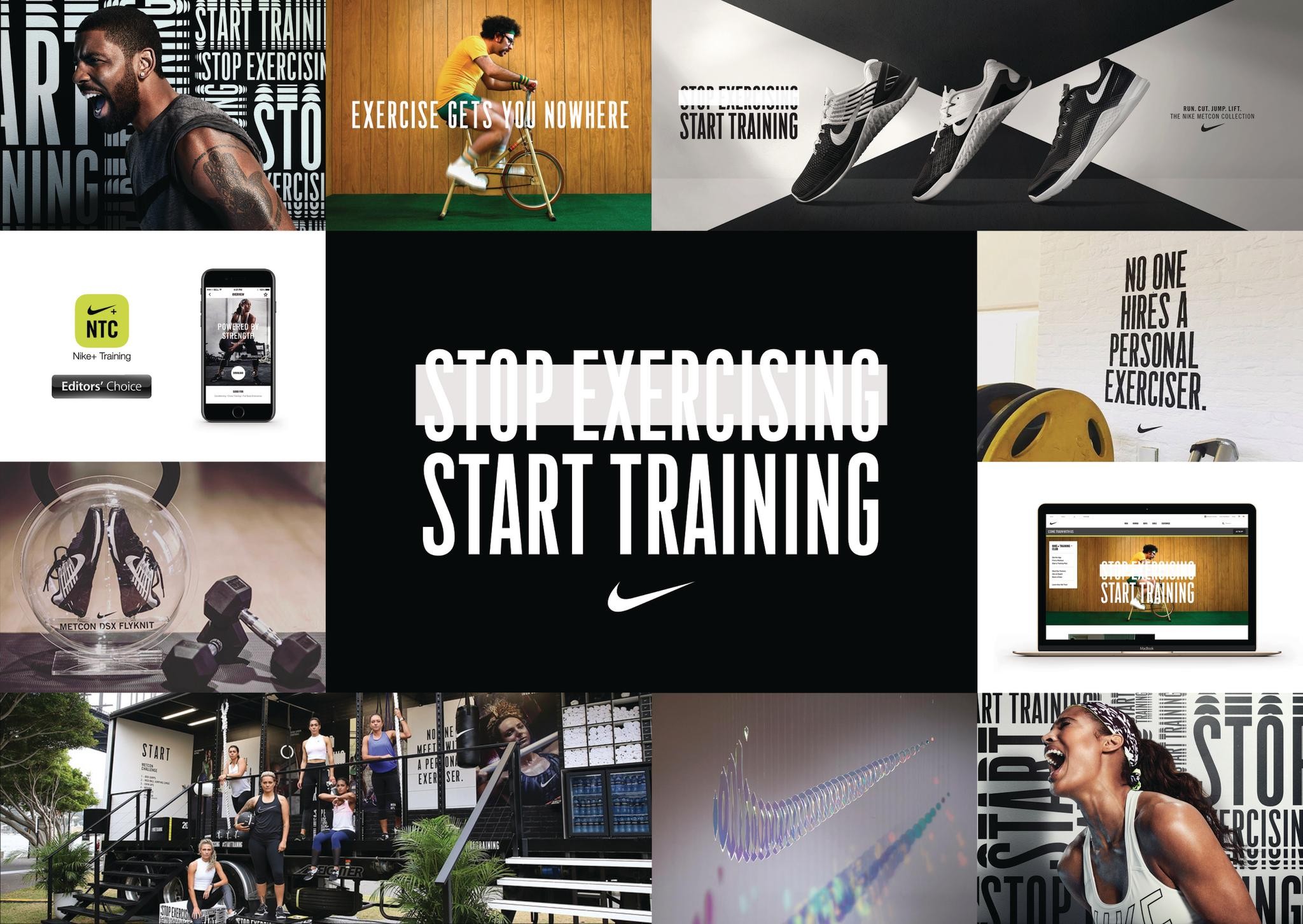 Stop Exercising Start Training | Campaign | THE WORK