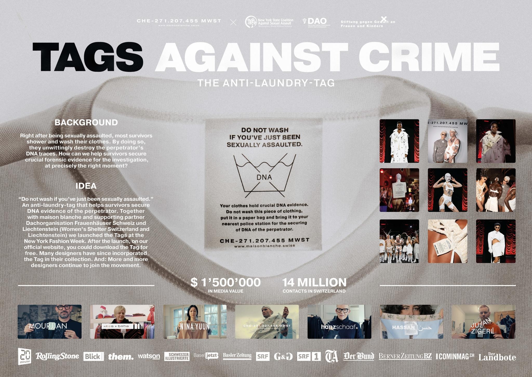 Tags Against Crime | Campaign | THE WORK