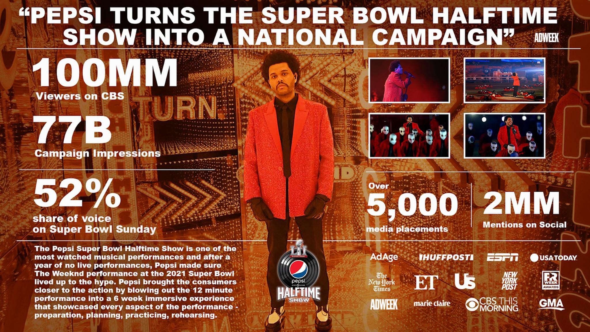 Pepsi Super Bowl 55 Halftime Show | Campaign | THE WORK