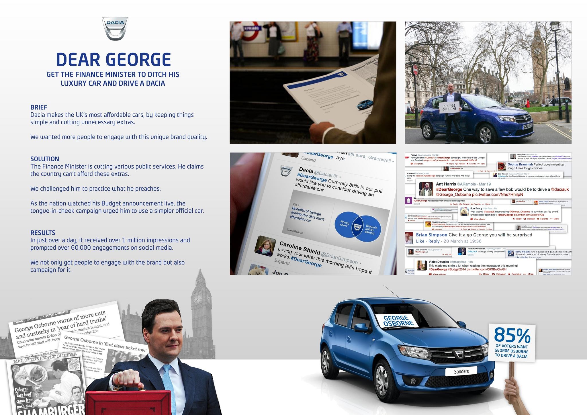 DEAR GEORGE | Campaign | THE WORK