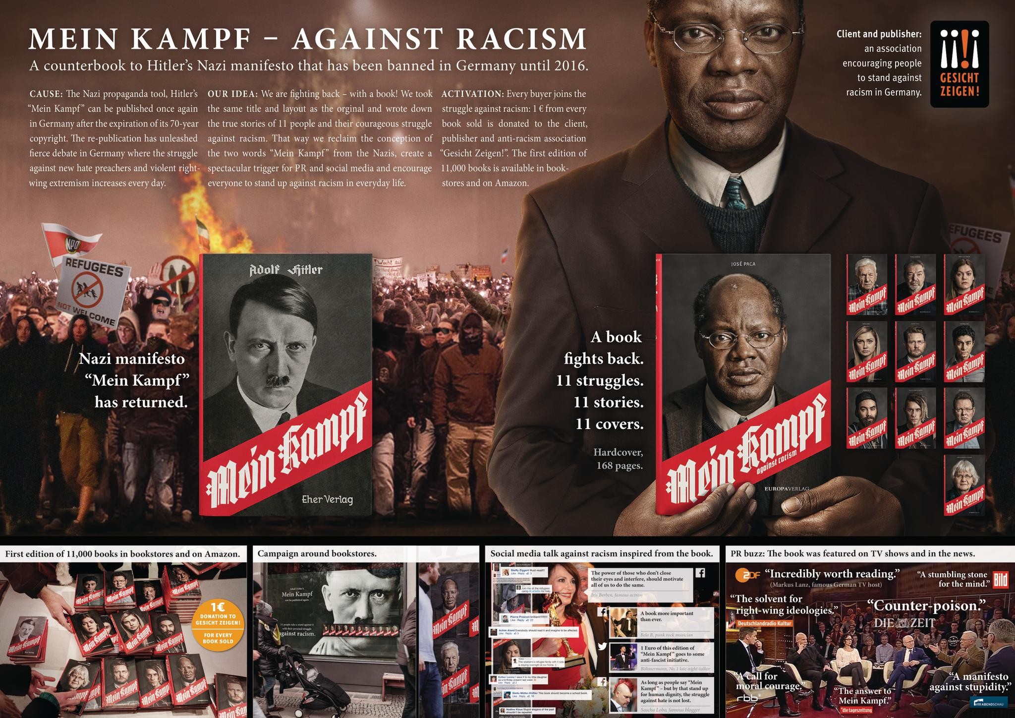 Mein Kampf – against racism | Campaign | THE WORK