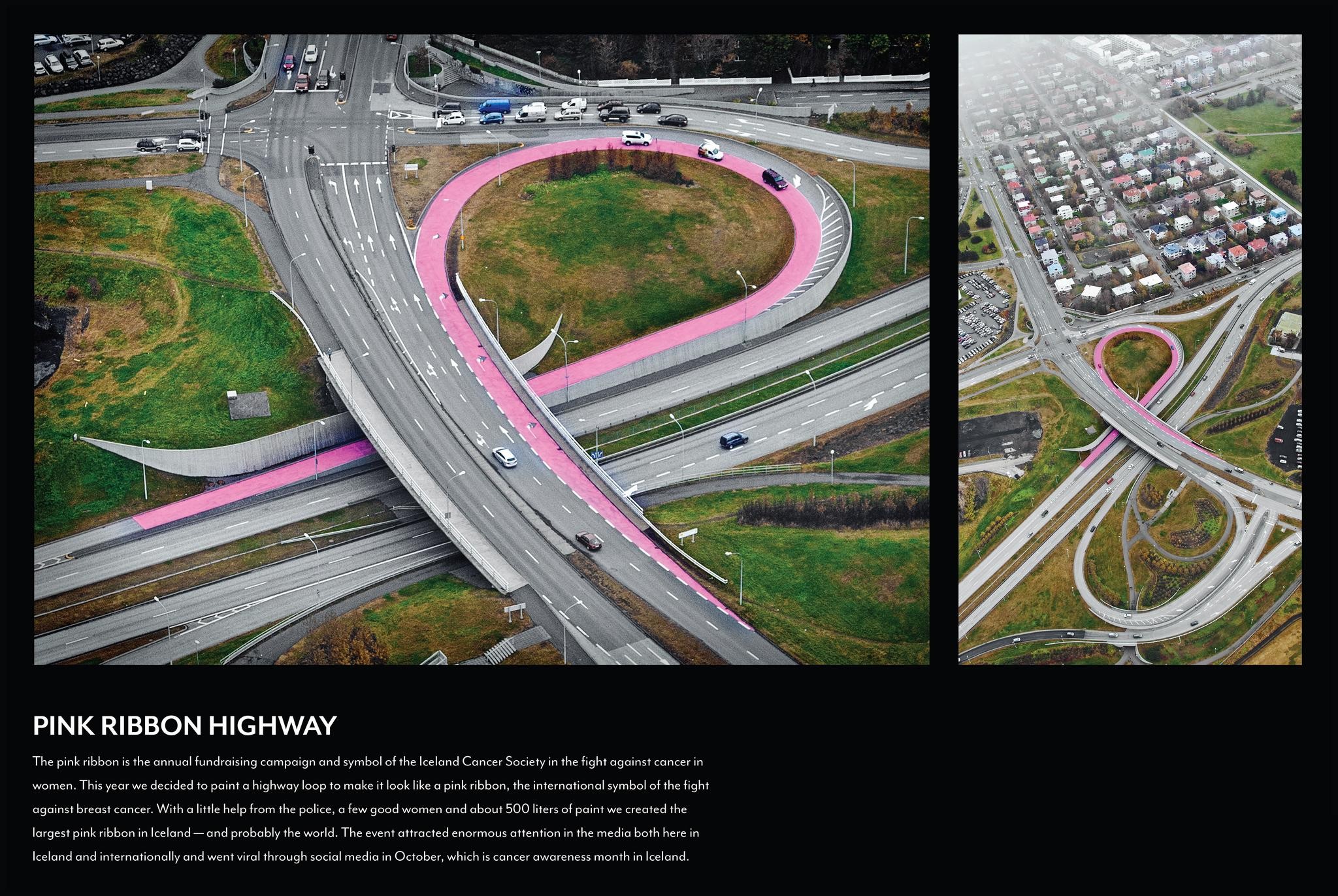 THE PINK RIBBON HIGHWAY | Campaign | THE WORK