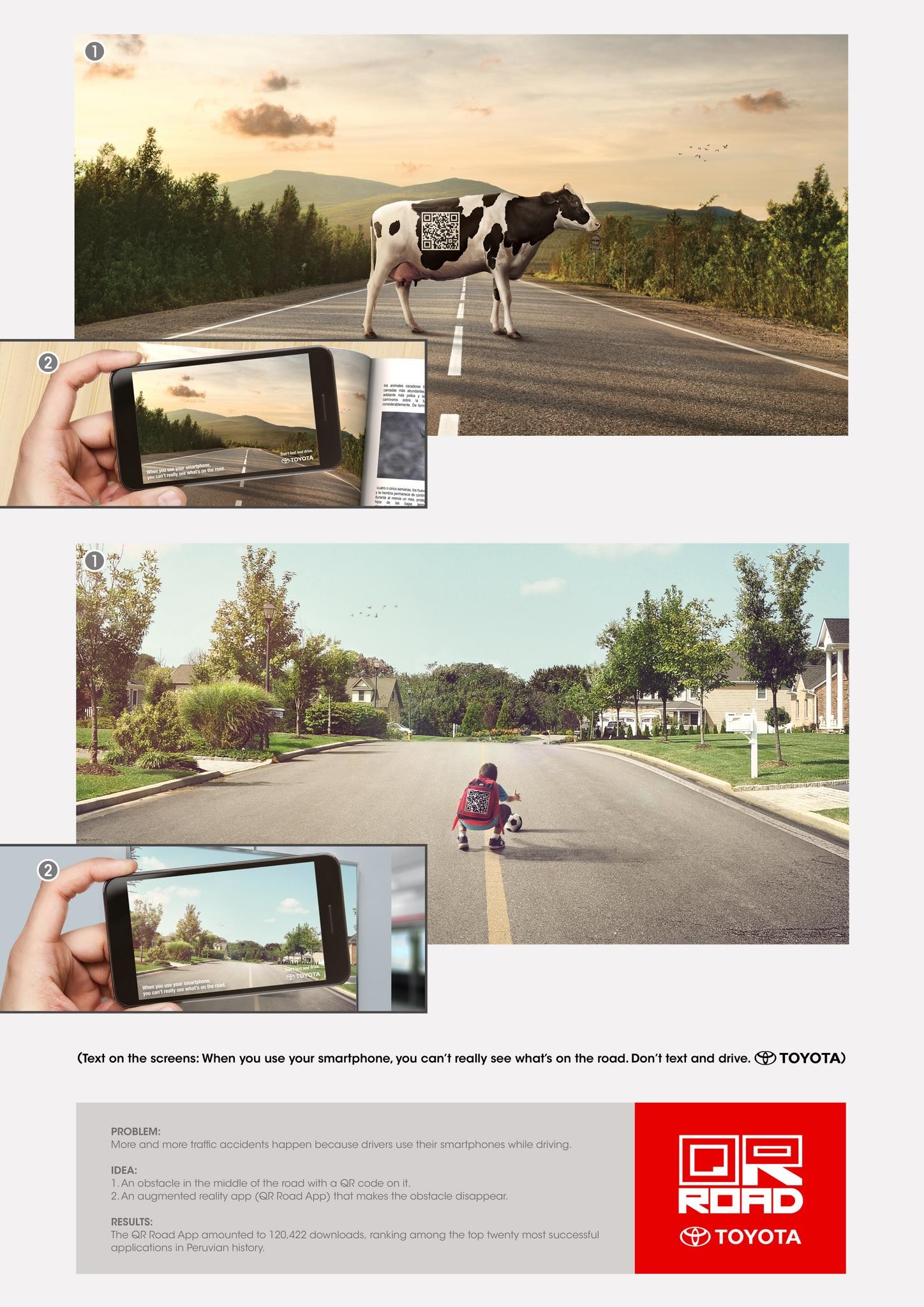 QR ROAD | Campaign | THE WORK