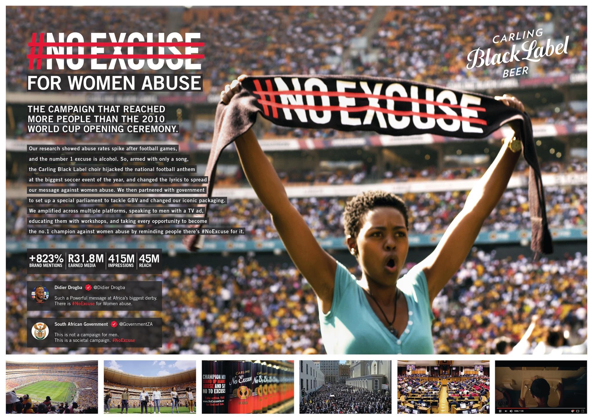 #NoExcuse | Campaign | THE WORK