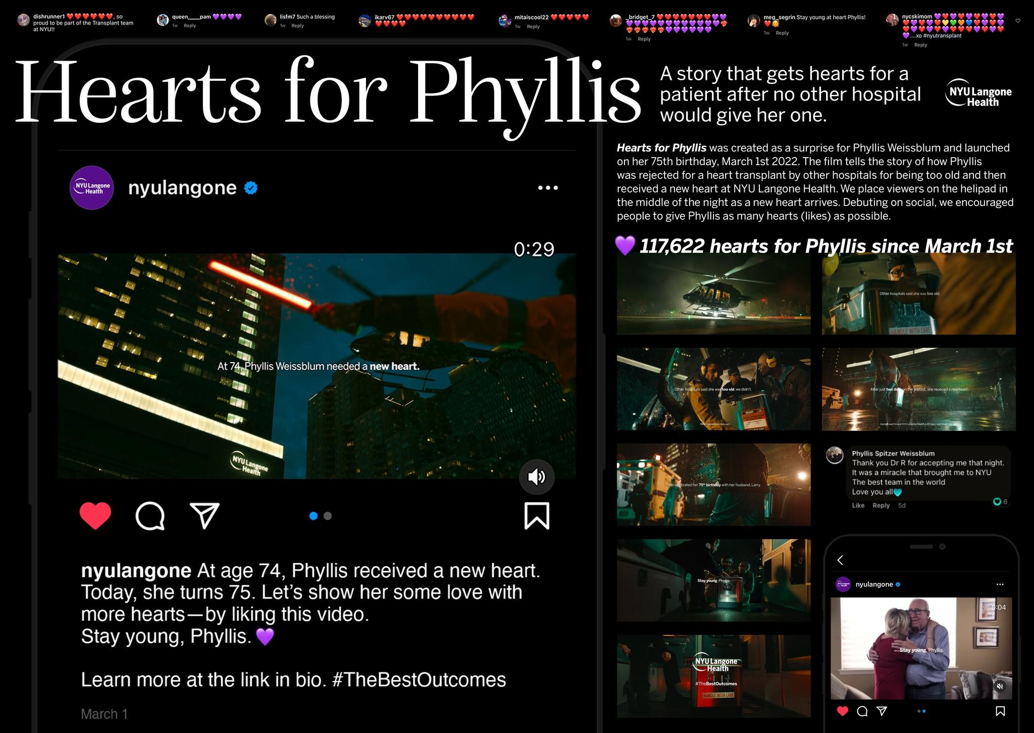 Hearts For Phyllis | Campaign | THE WORK
