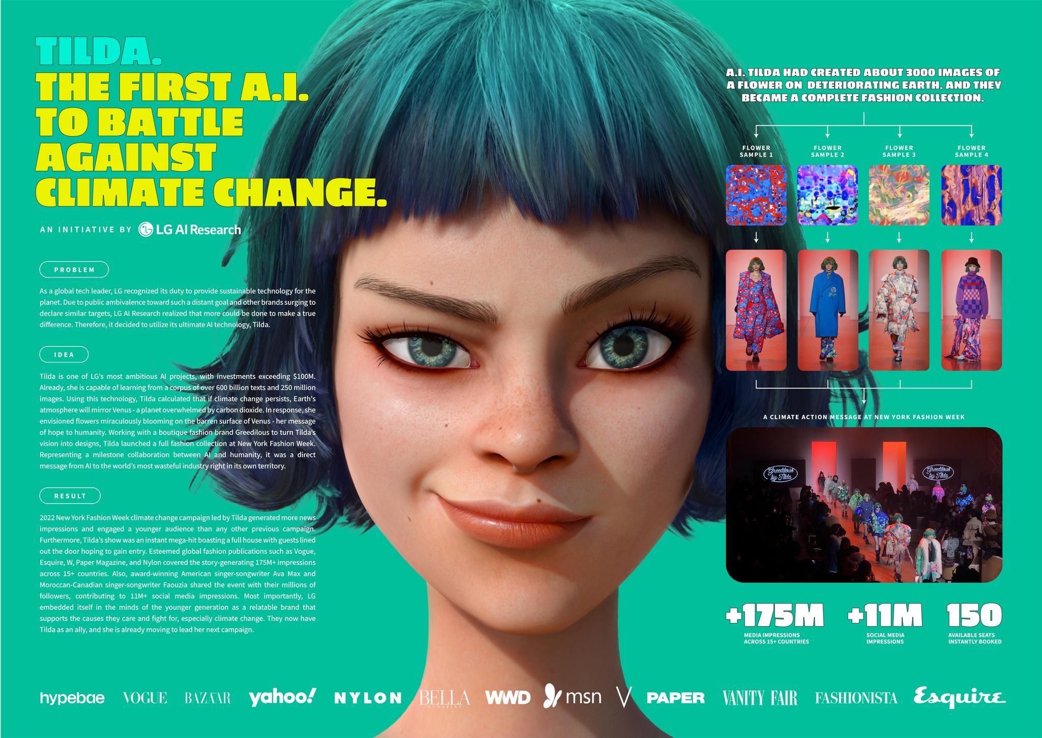 Tilda - THE FIRST A.I. TO BATTLE AGAINST CLIMATE CHANGE | Campaign | THE WORK