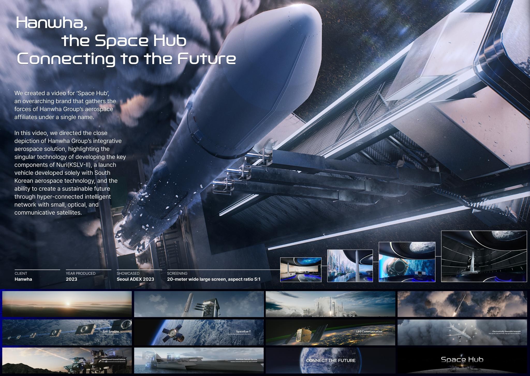 Hanwha, the Space Hub Connecting to the Future | Campaign | THE WORK