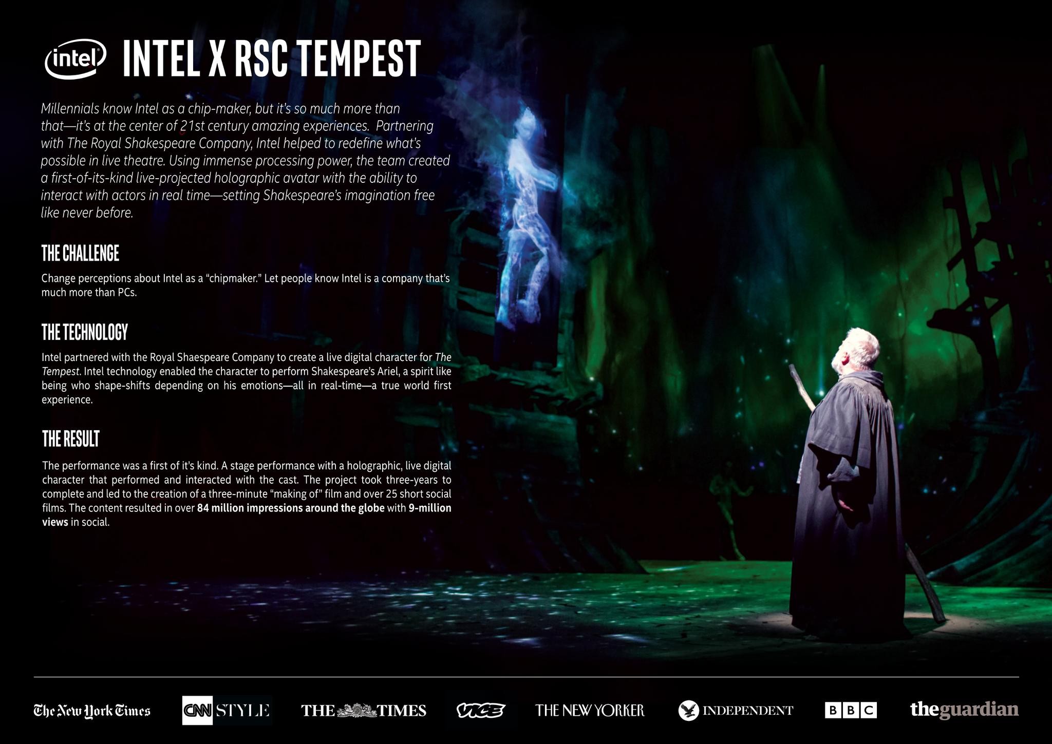 Intel x The Royal Shakespeare Company x The Imaginarium: The Tempest ...