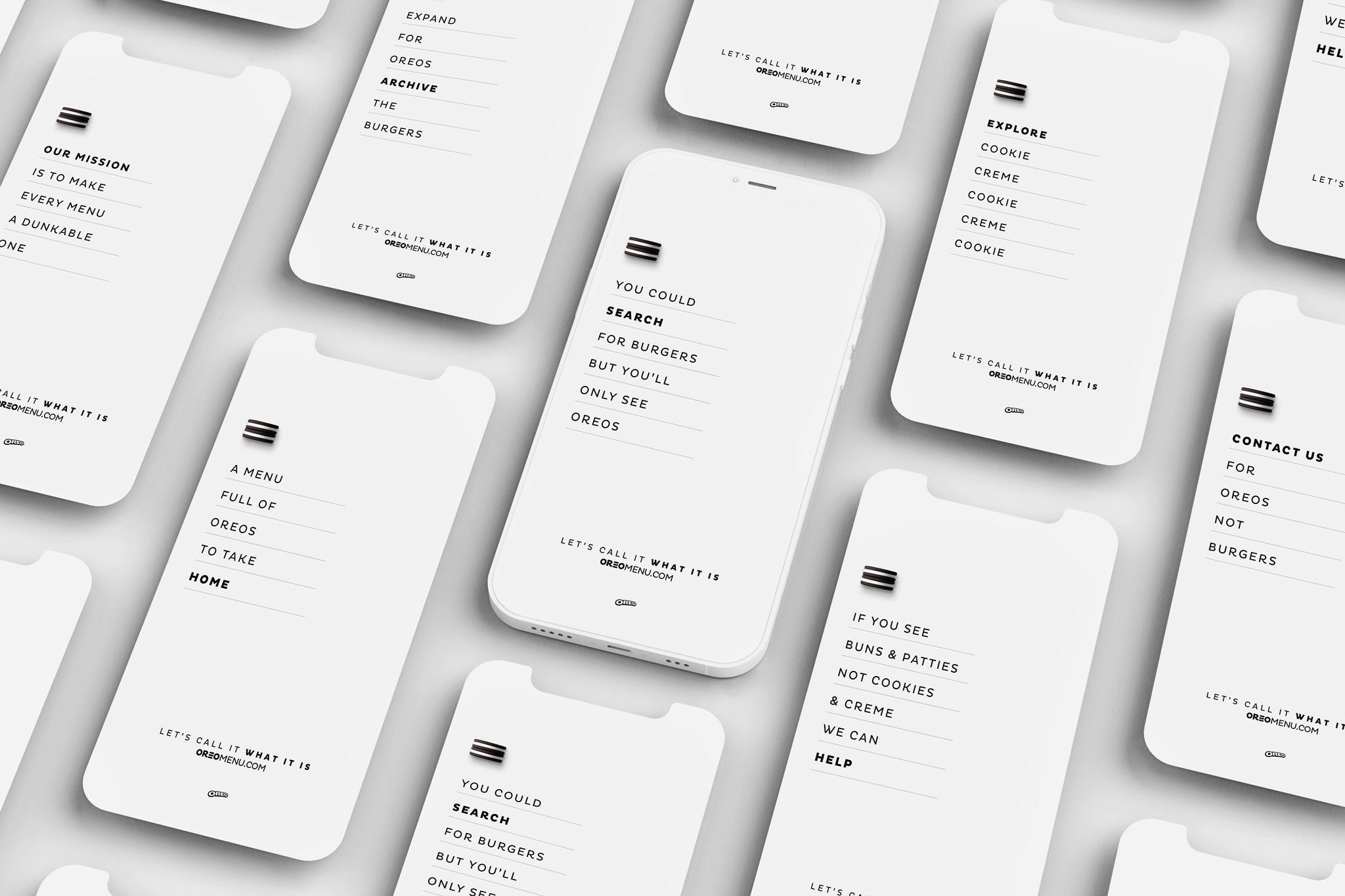 OREO Menu | Campaign | THE WORK