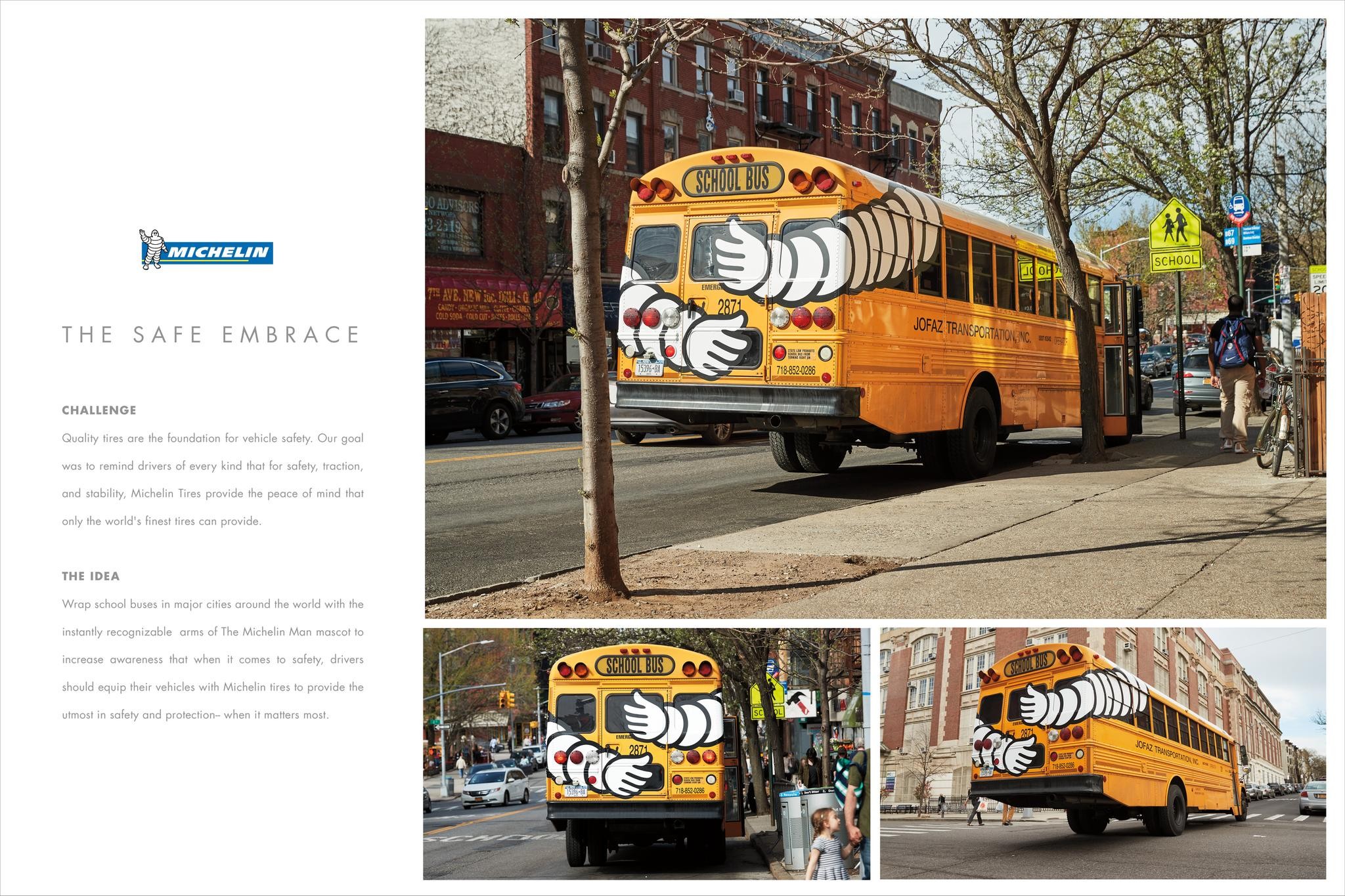 The Safe Embrace, School Bus | Campaign | THE WORK