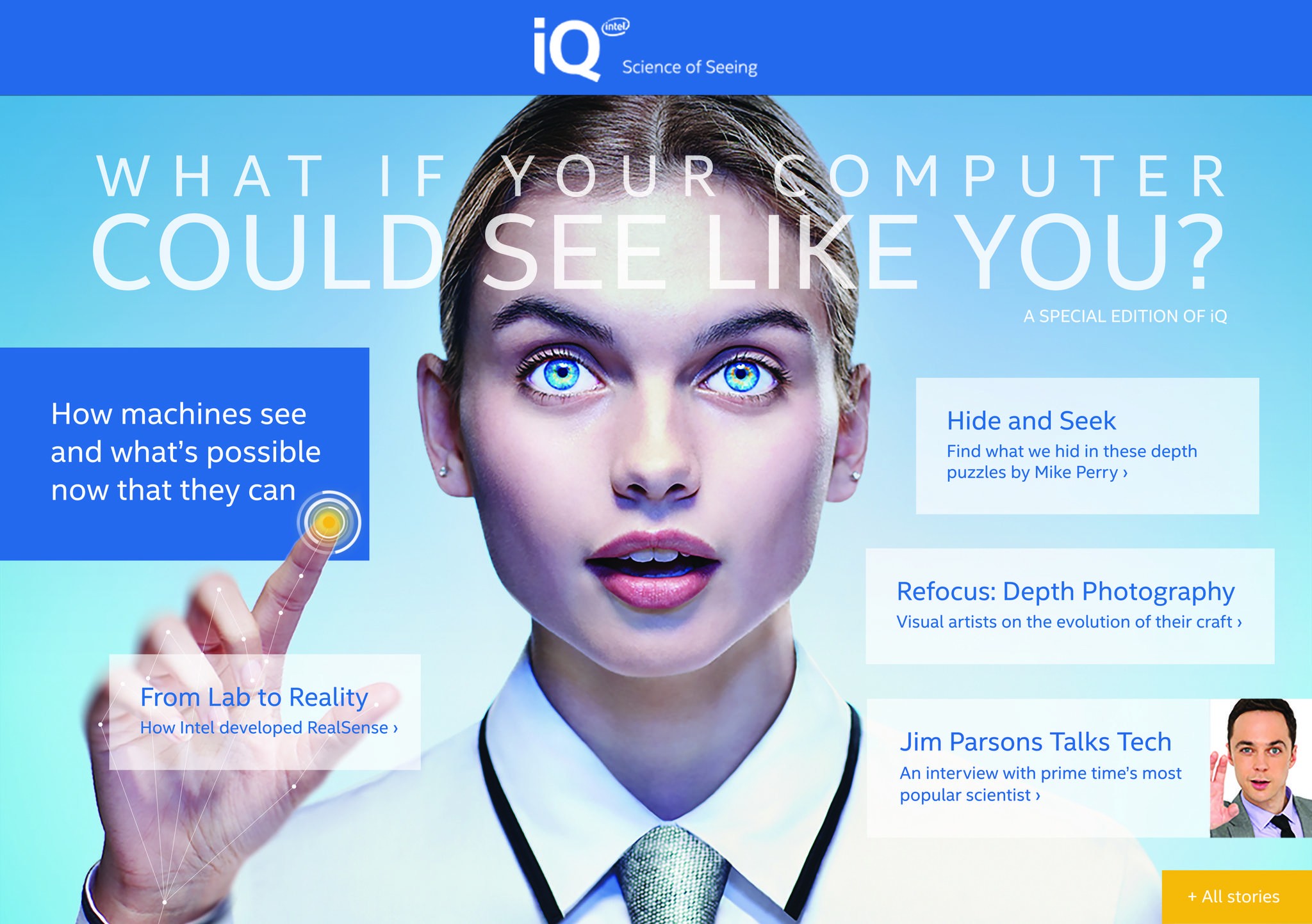 INTEL IQ SCIENCE OF SEEING SPECIAL EDITION | Campaign | THE WORK