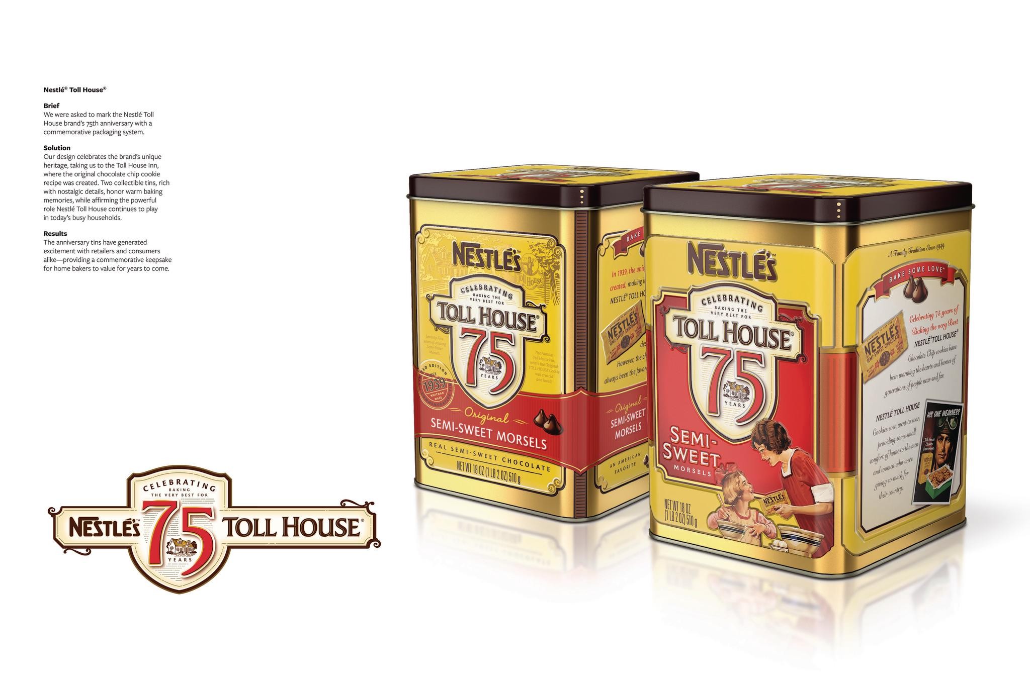 NESTLÉ TOLLHOUSE 75TH ANNIVERSARY TIN DESIGN | Campaign | THE WORK