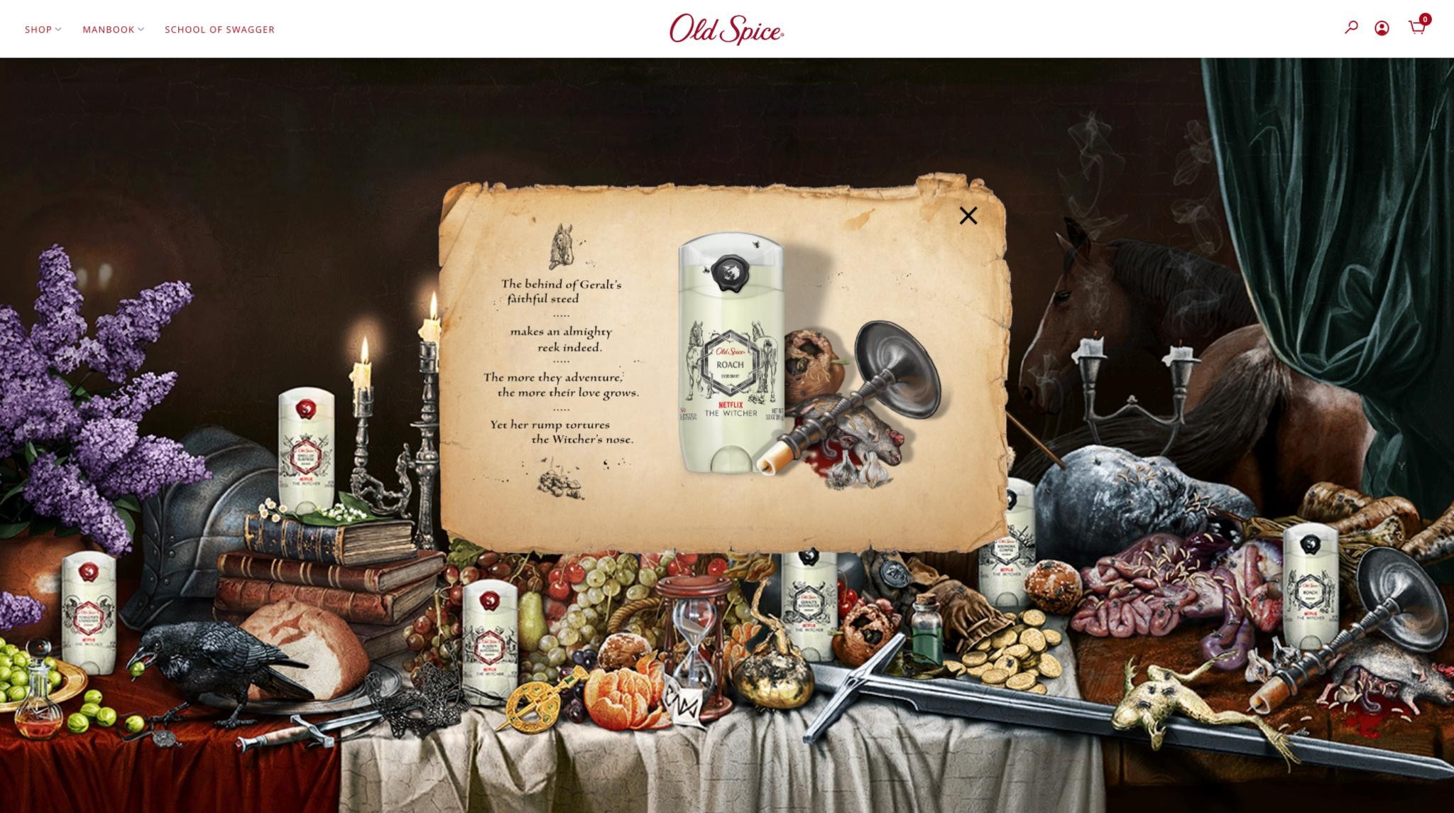 OLD SPICE X THE WITCHER CAMPAIGN | Entry | THE WORK