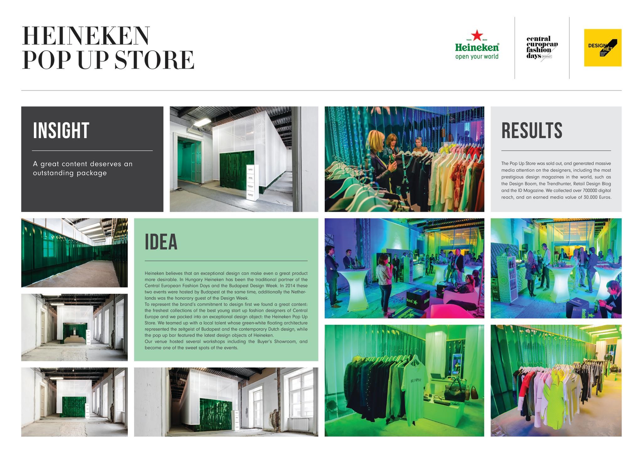 HEINEKEN POP UP STORE | Campaign | THE WORK