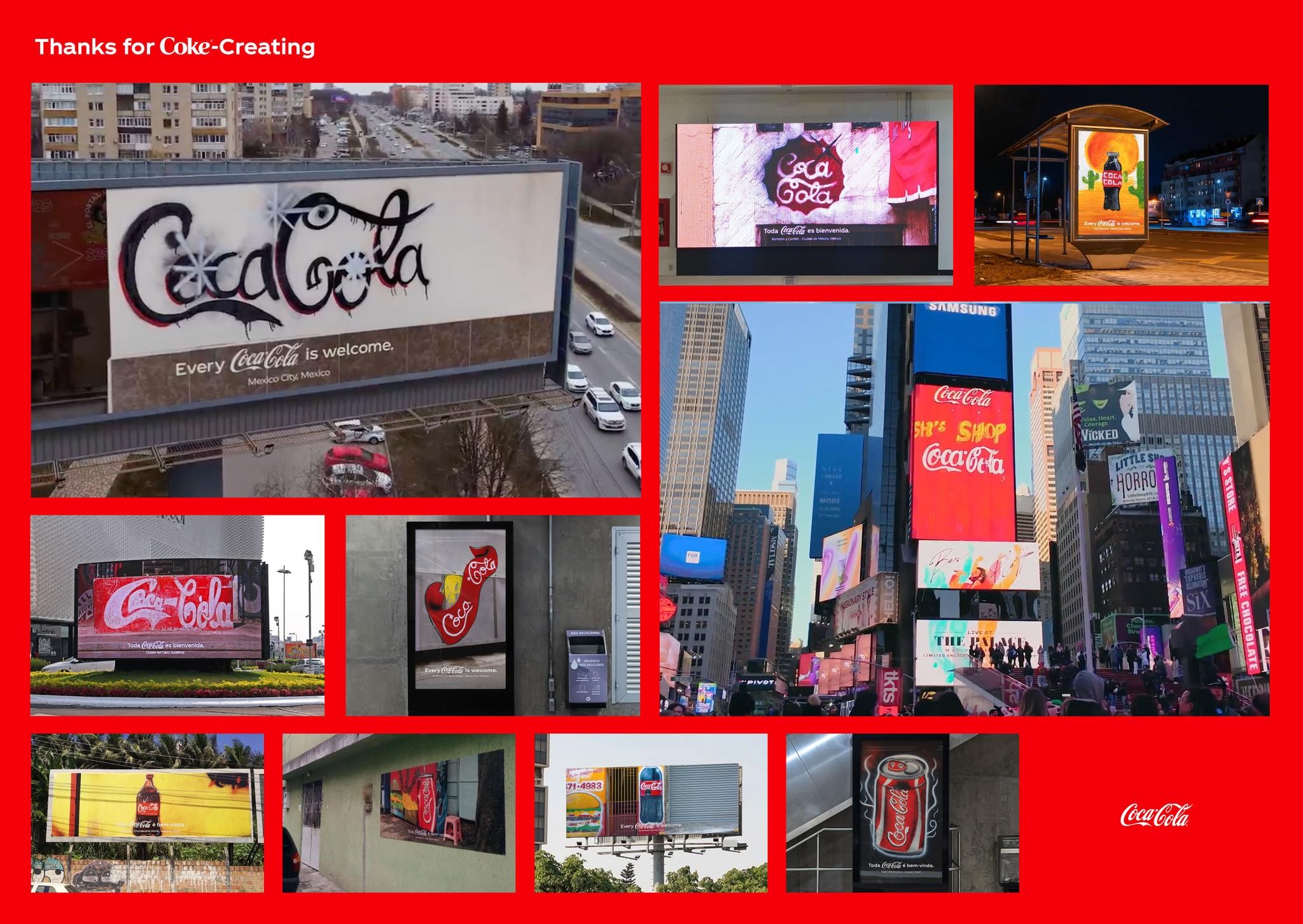 Thanks for Coke-Creating | Campaign | THE WORK
