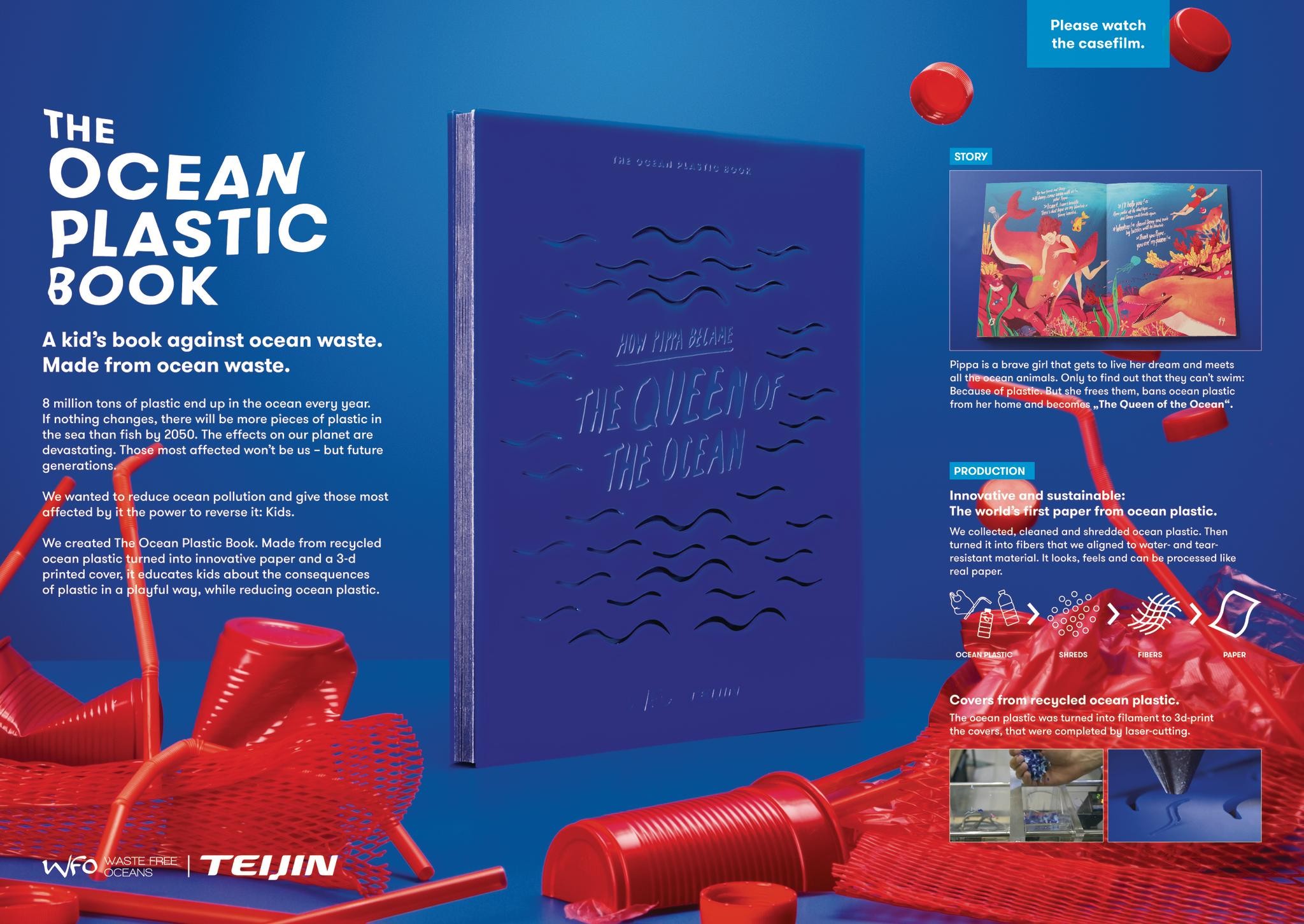 The Ocean Plastic Book. | Campaign | THE WORK