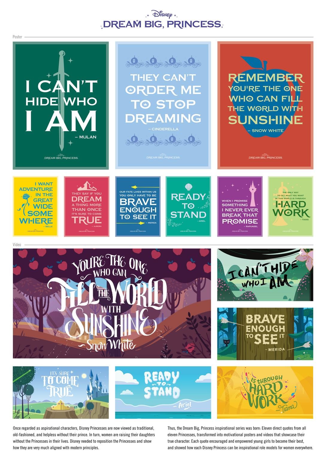 Disney: Dream Big, Princess | Campaign | THE WORK