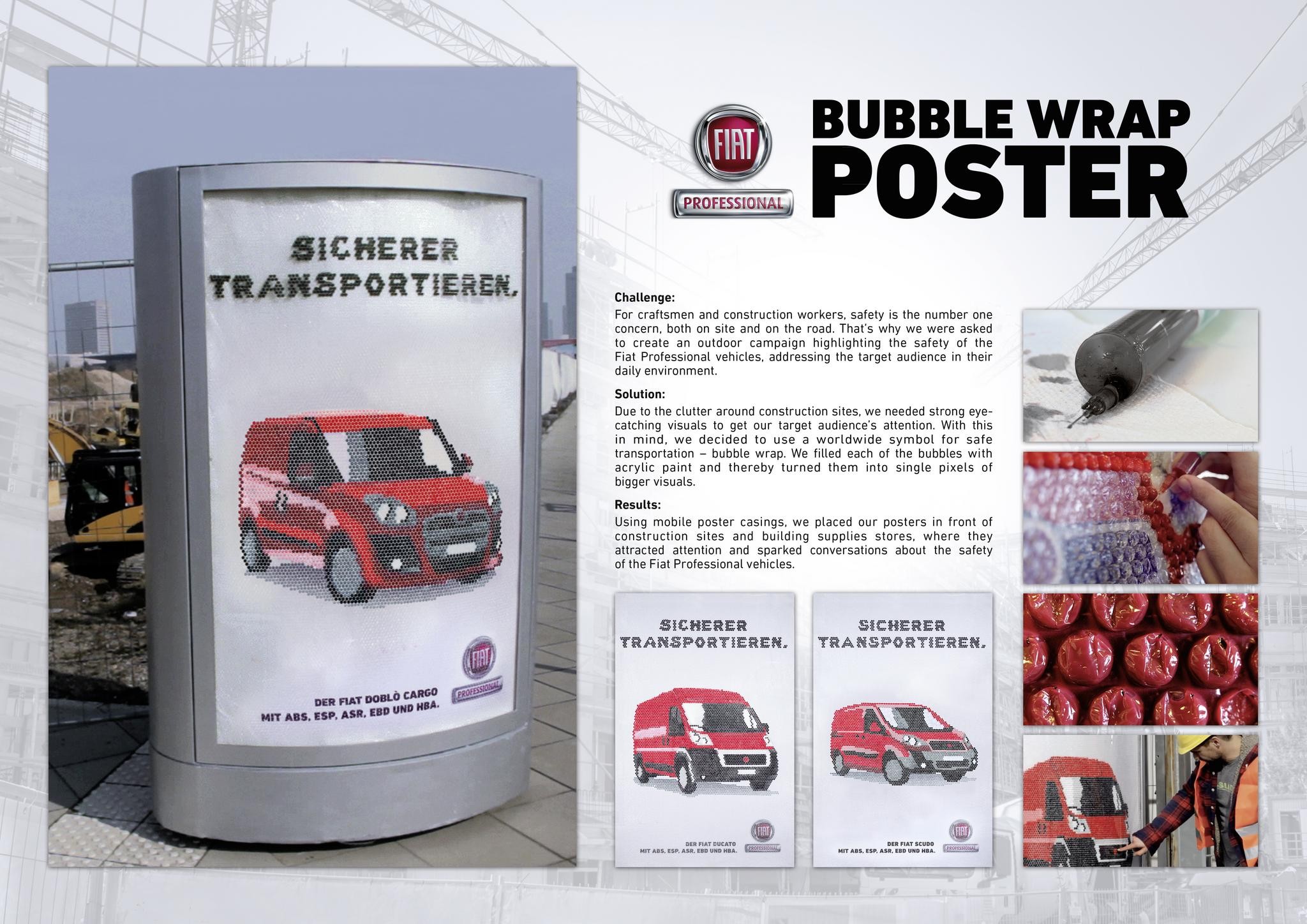 BUBBLE WRAP POSTER | Campaign | THE WORK