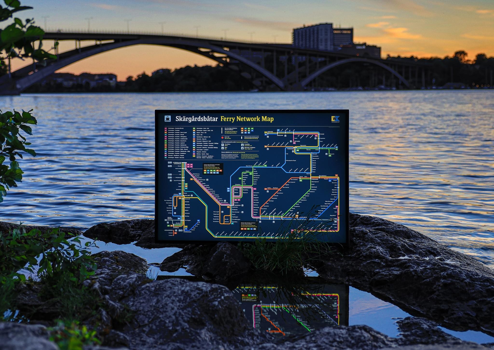 The Ferry Network Map | Campaign | THE WORK