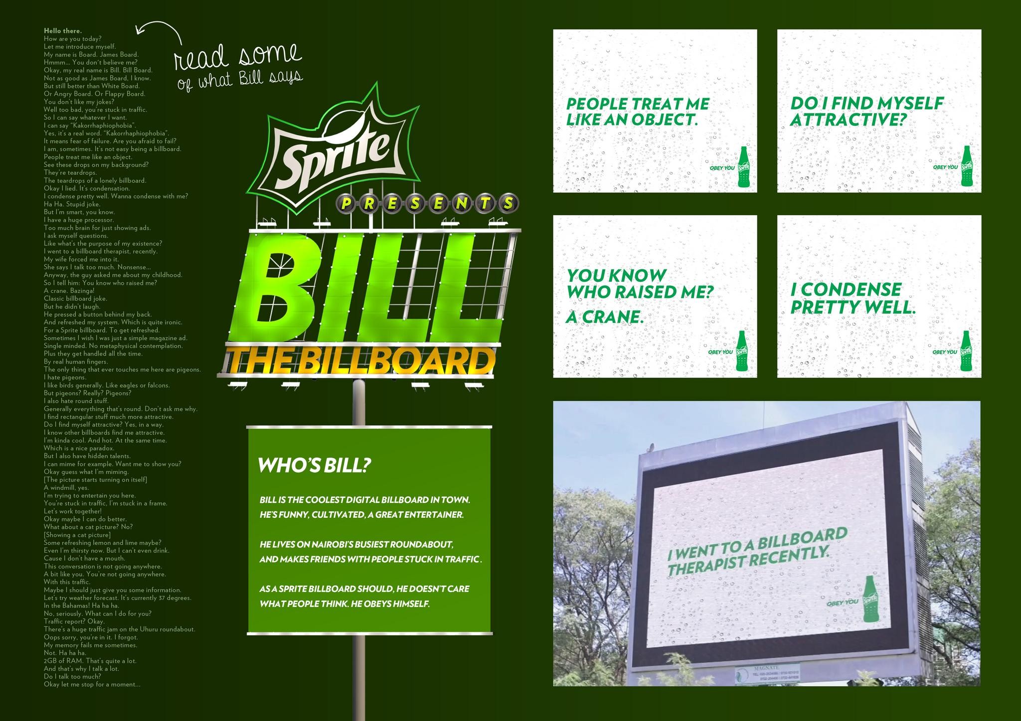 BILL THE BILLBOARD | Campaign | THE WORK