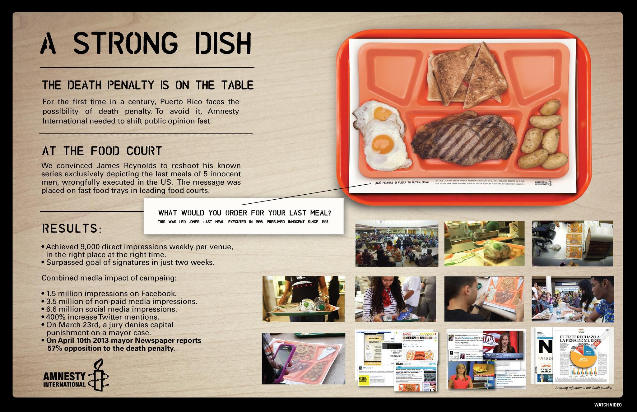 THE LAST MEAL: A STRONG DISH | Entry | THE WORK