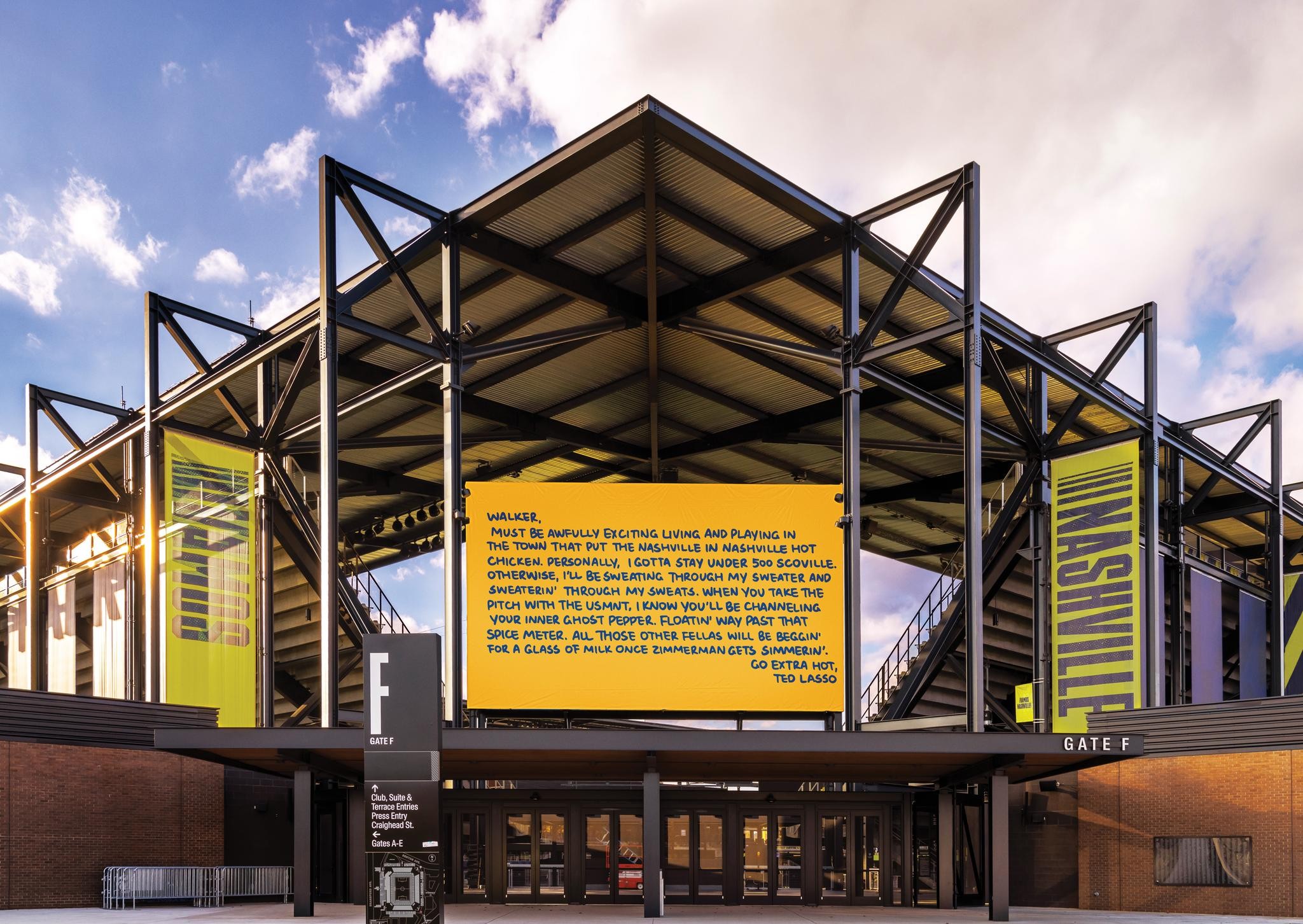 TED LASSO PUBLIC DISPLAYS OF ENCOURAGEMENT | Entry | THE WORK