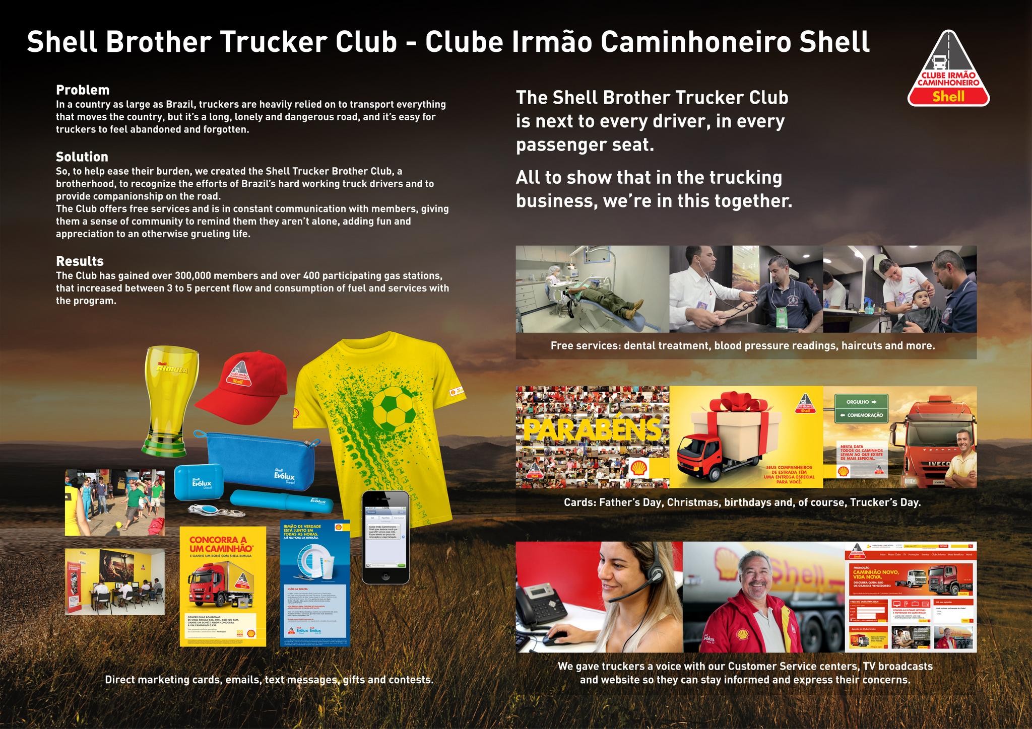 SHELL BROTHER TRUCKER CLUB (CLUBE IRMAO CAMINHONEIRO SHELL) | Campaign ...