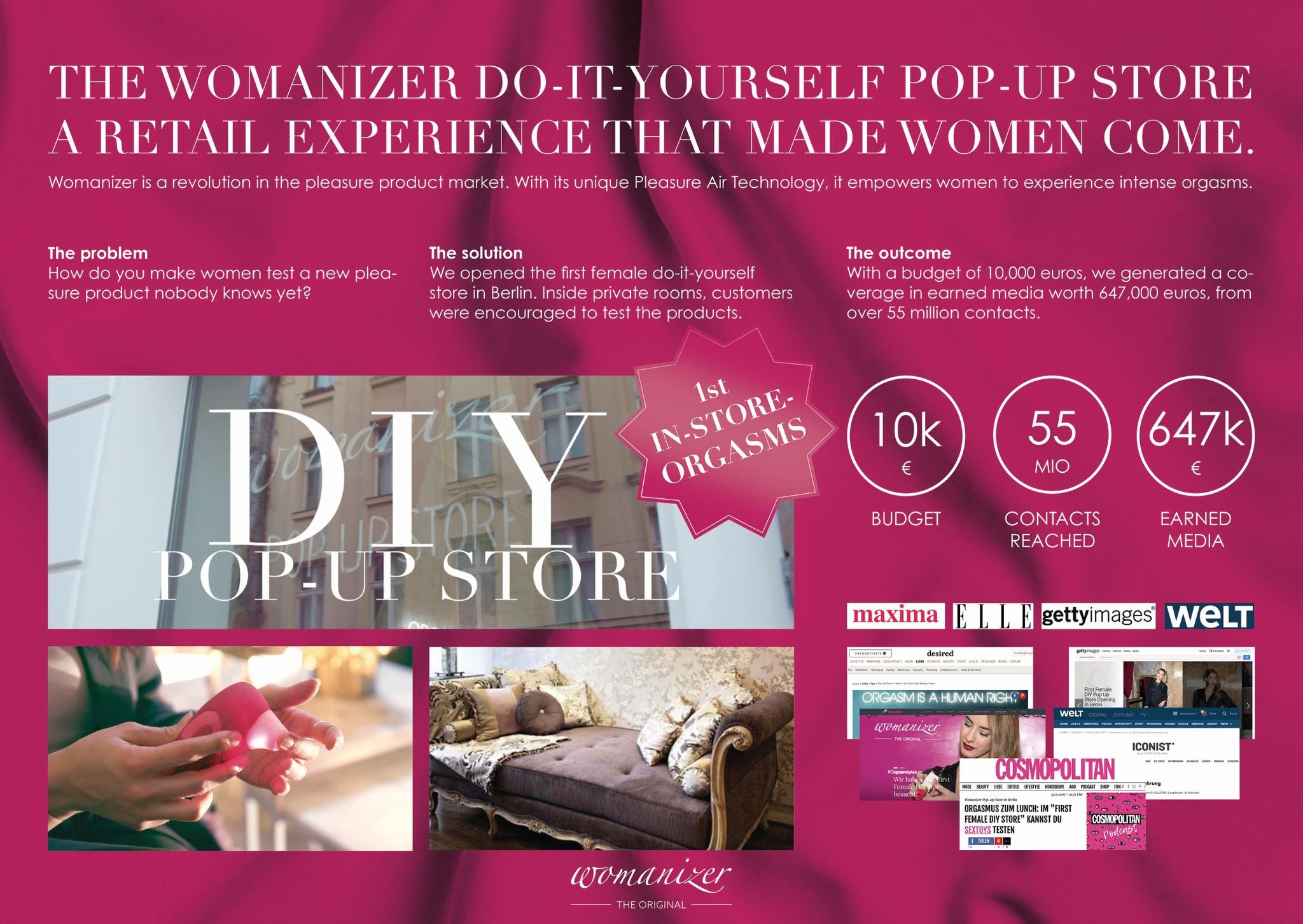 The Womanizer do-it-yourself pop-up store – launching a brand ...