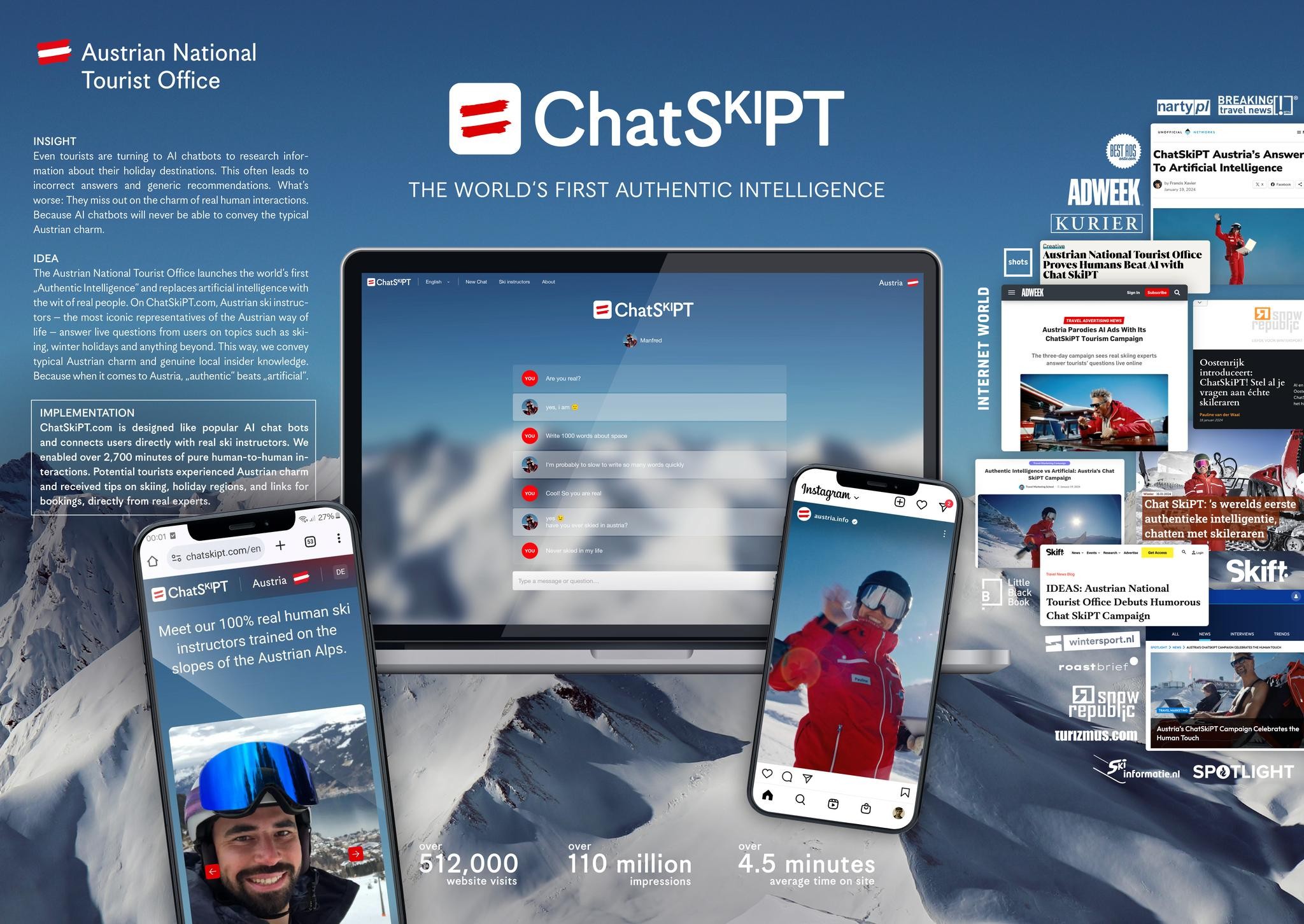 Chat Ski PT – The world's first Authentic Intelligence | Campaign | THE ...