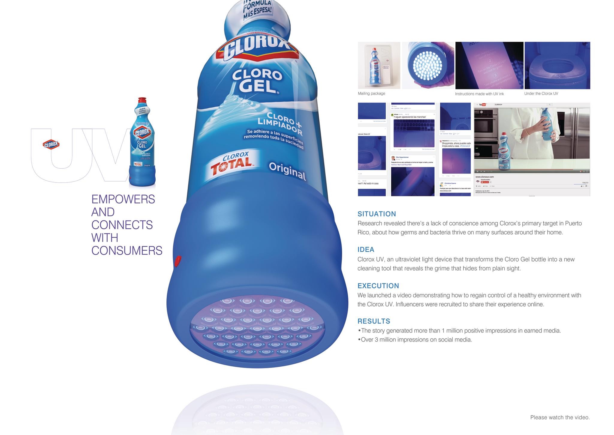 CLOROX UV | Campaign | THE WORK