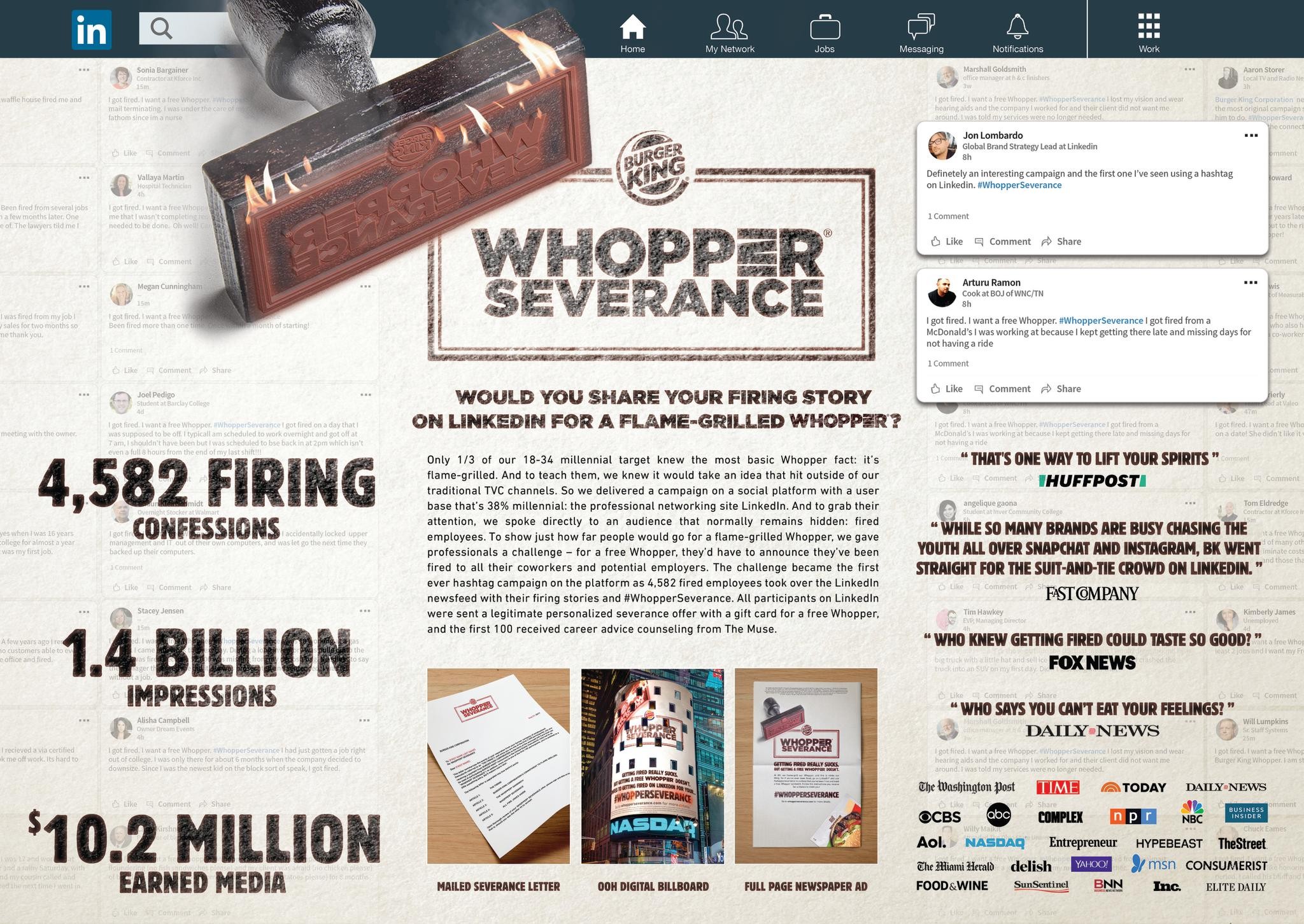 WHOPPER SEVERANCE | Campaign | THE WORK
