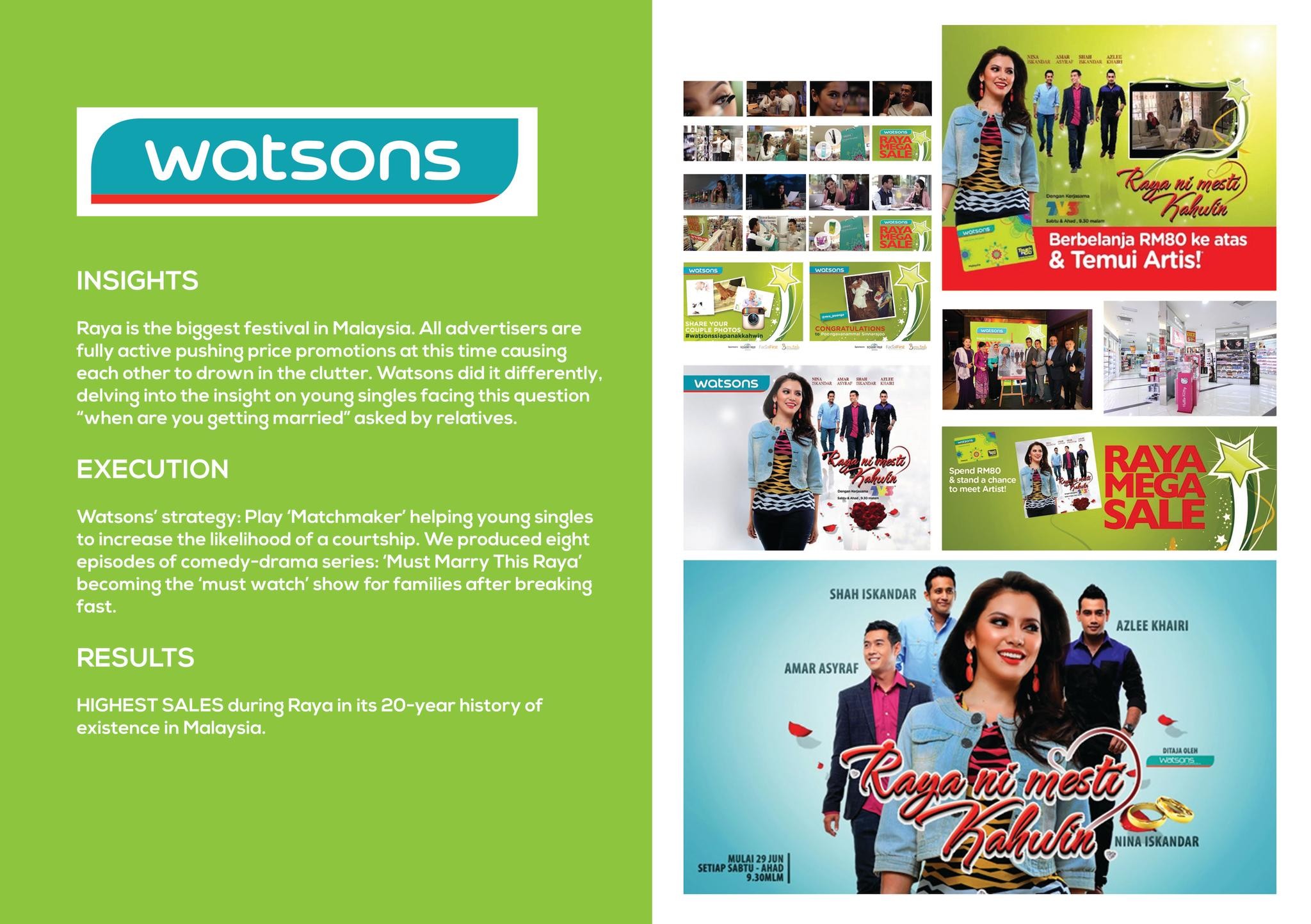 WATSONS RETAIL | Campaign | THE WORK